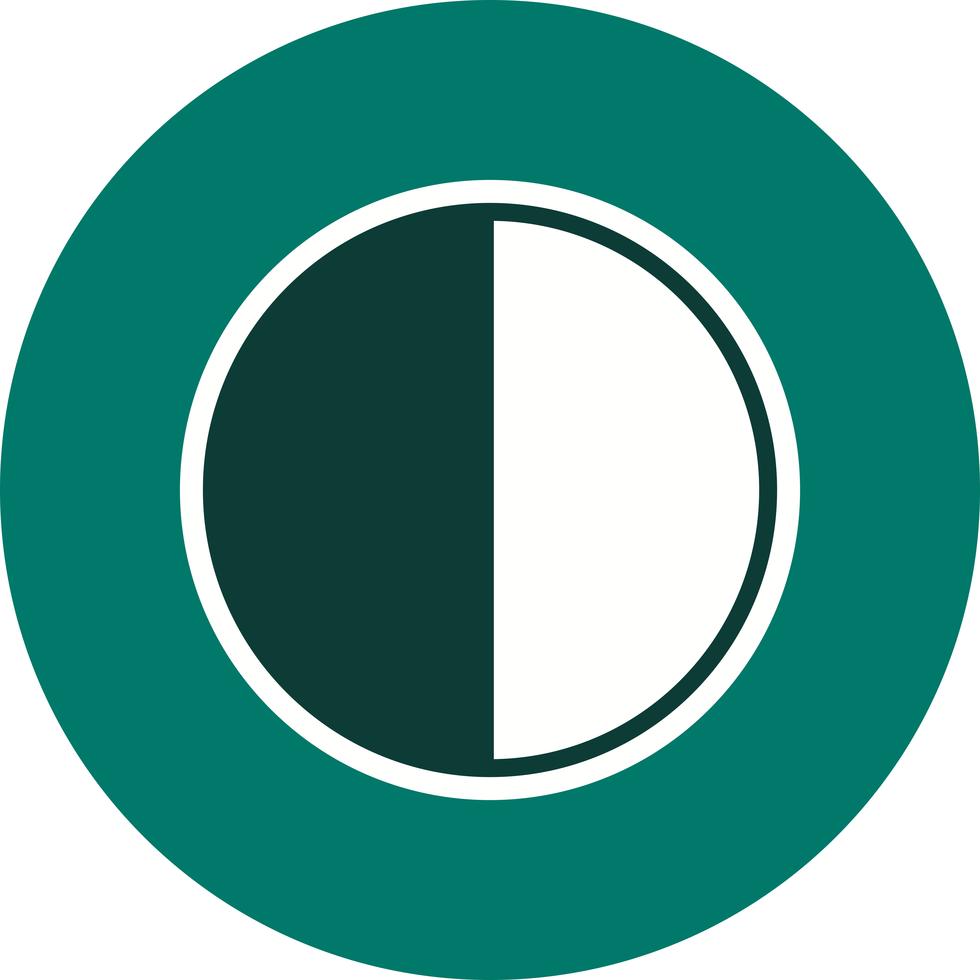 Last Quarter Vector Icon 441388 Vector Art at Vecteezy