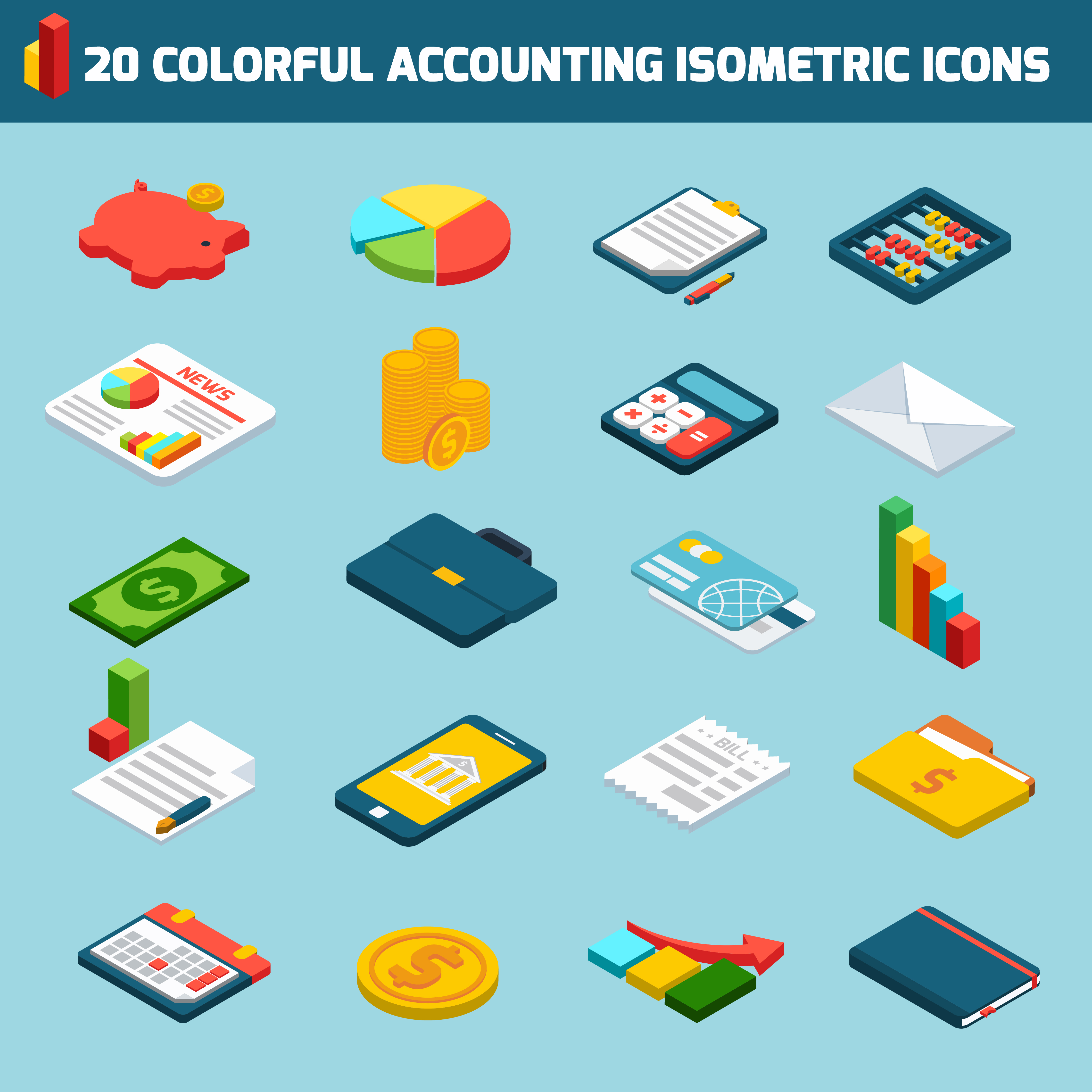 Accounting icons set isometric 442664 Vector Art at Vecteezy Accounting icons set isometric 442664 Vector Art at Vecteezy