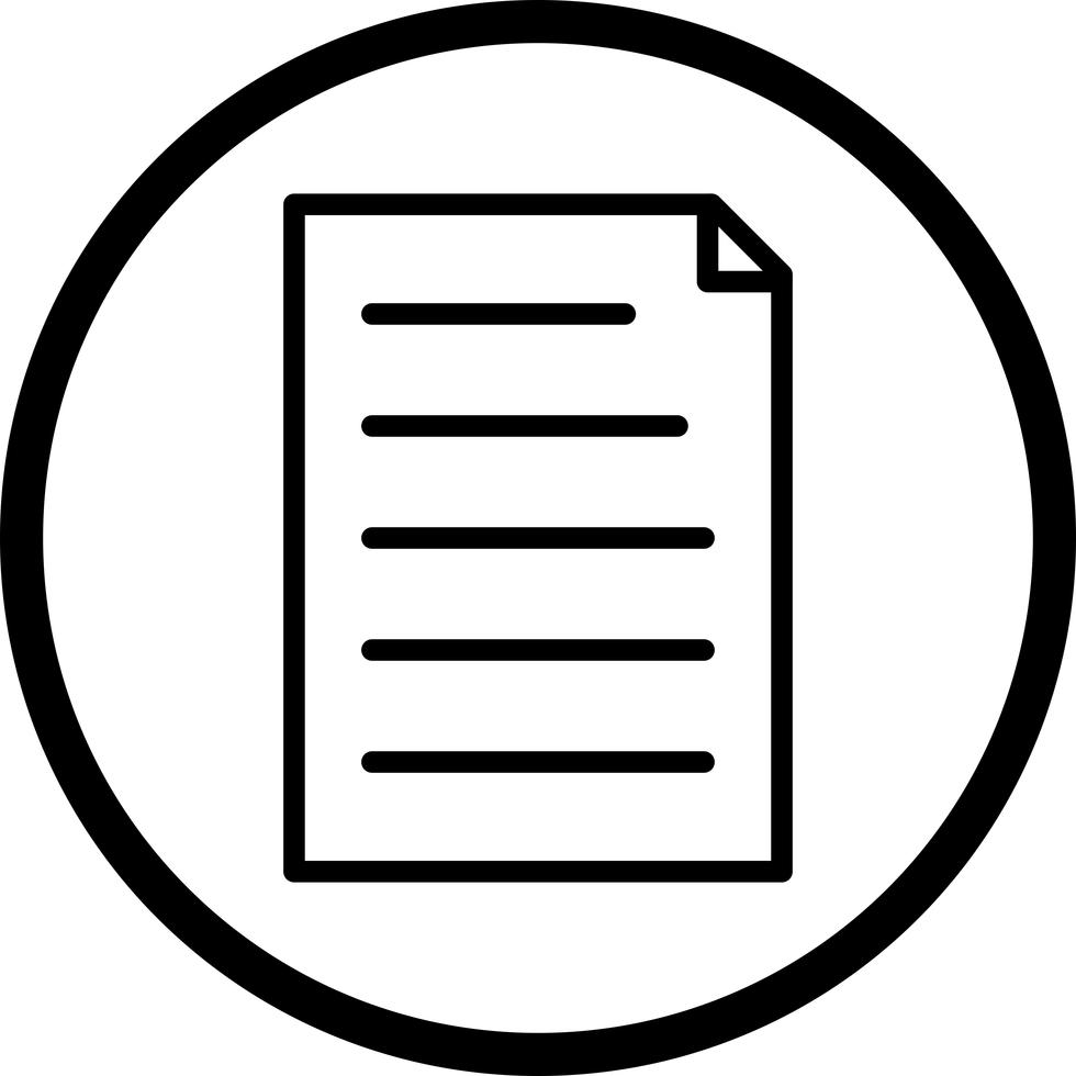 Vector Document Icon 442751 Vector Art at Vecteezy