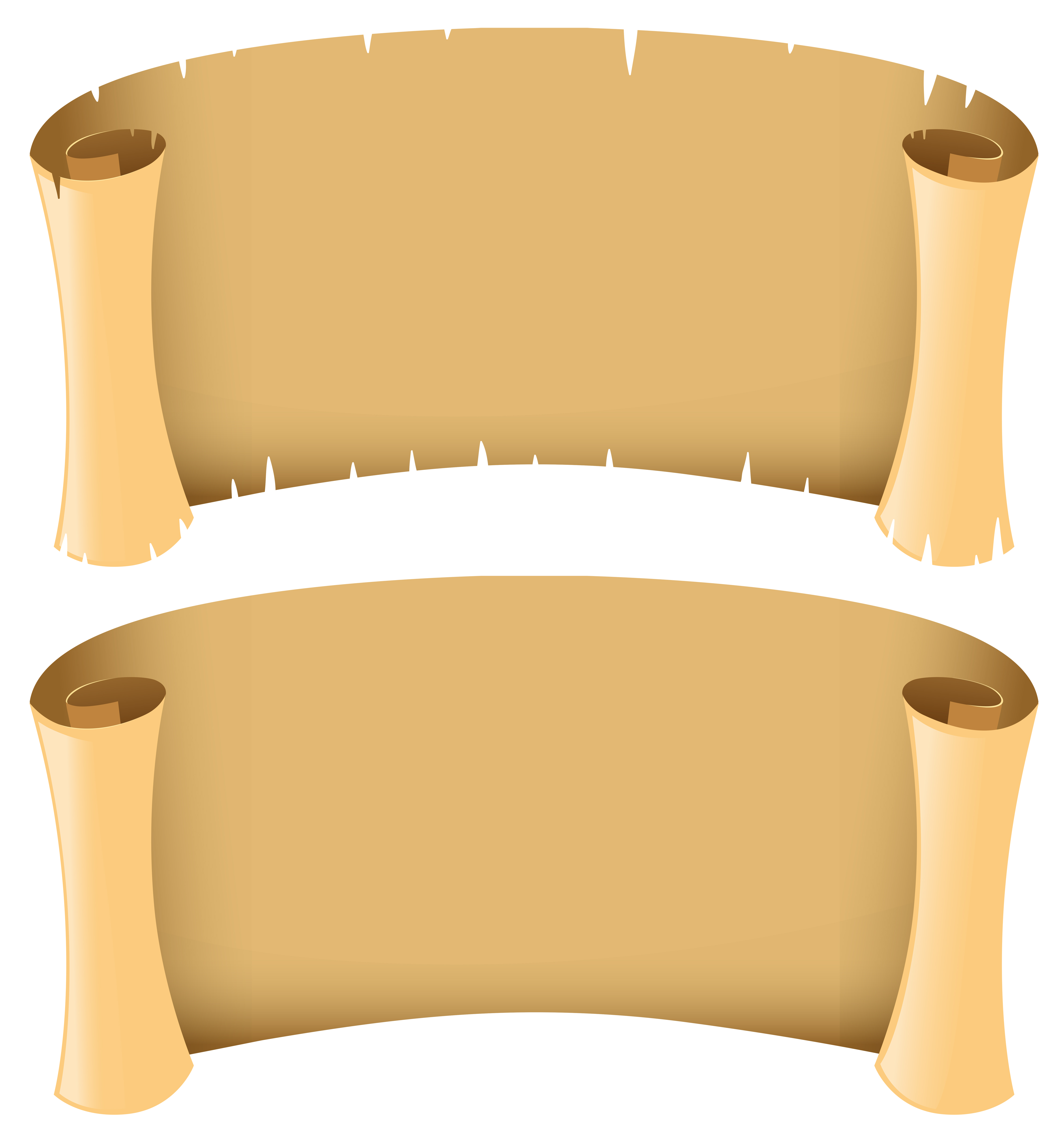 Two blank banners in medieval style 448546 Vector Art at Vecteezy
