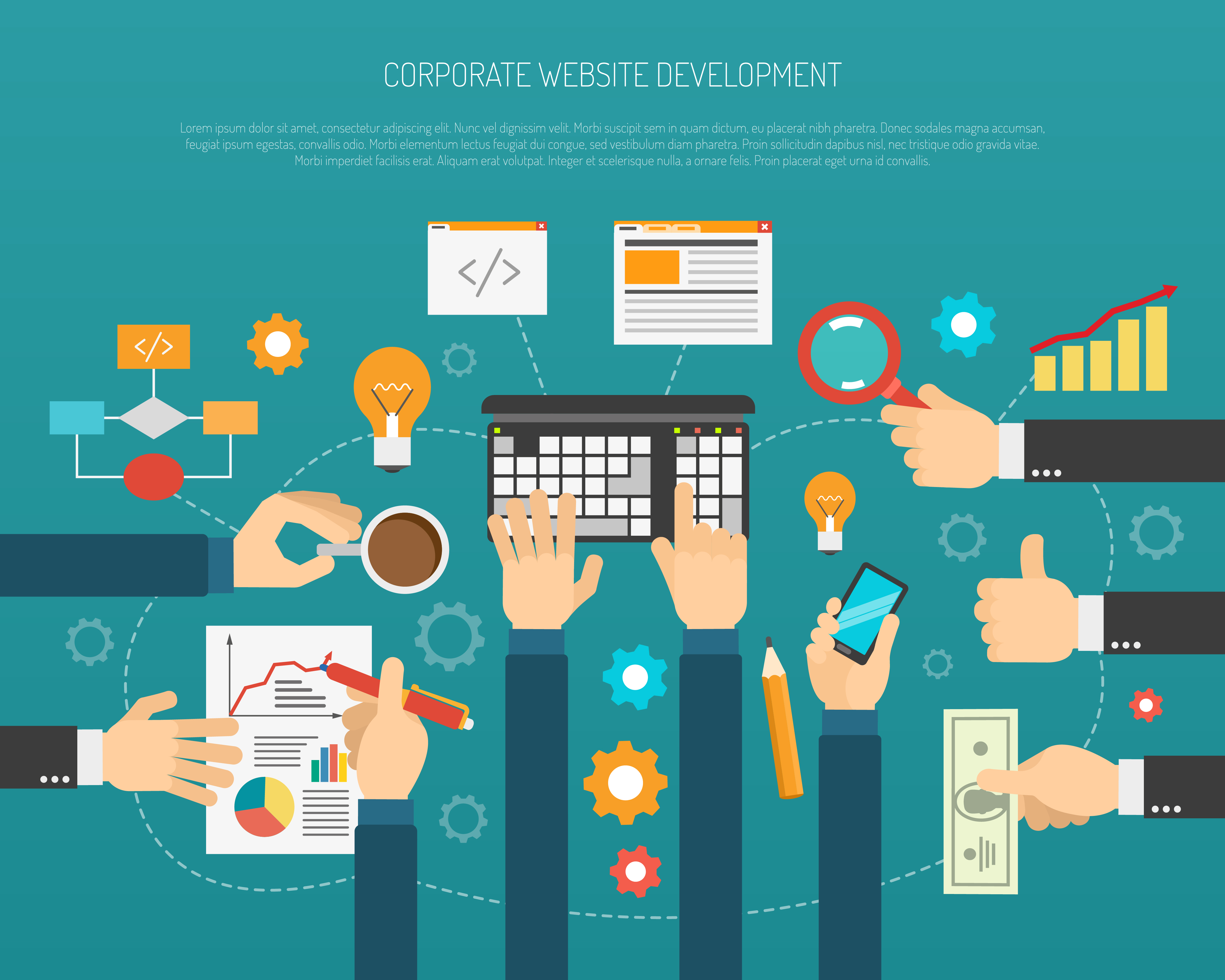 Website Development Process 450835 Vector Art at Vecteezy