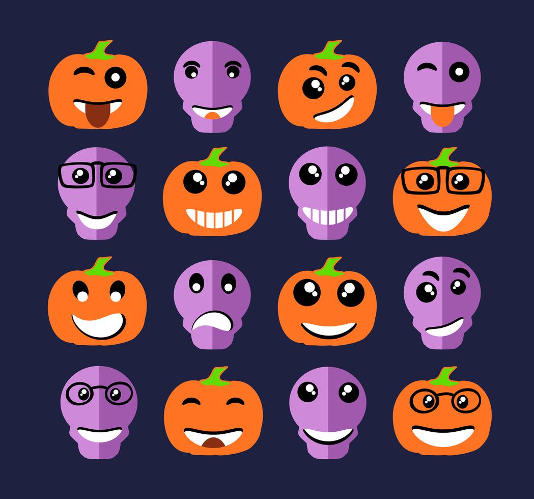 Emoji emoticon expression icons 451831 Vector Art at Vecteezy