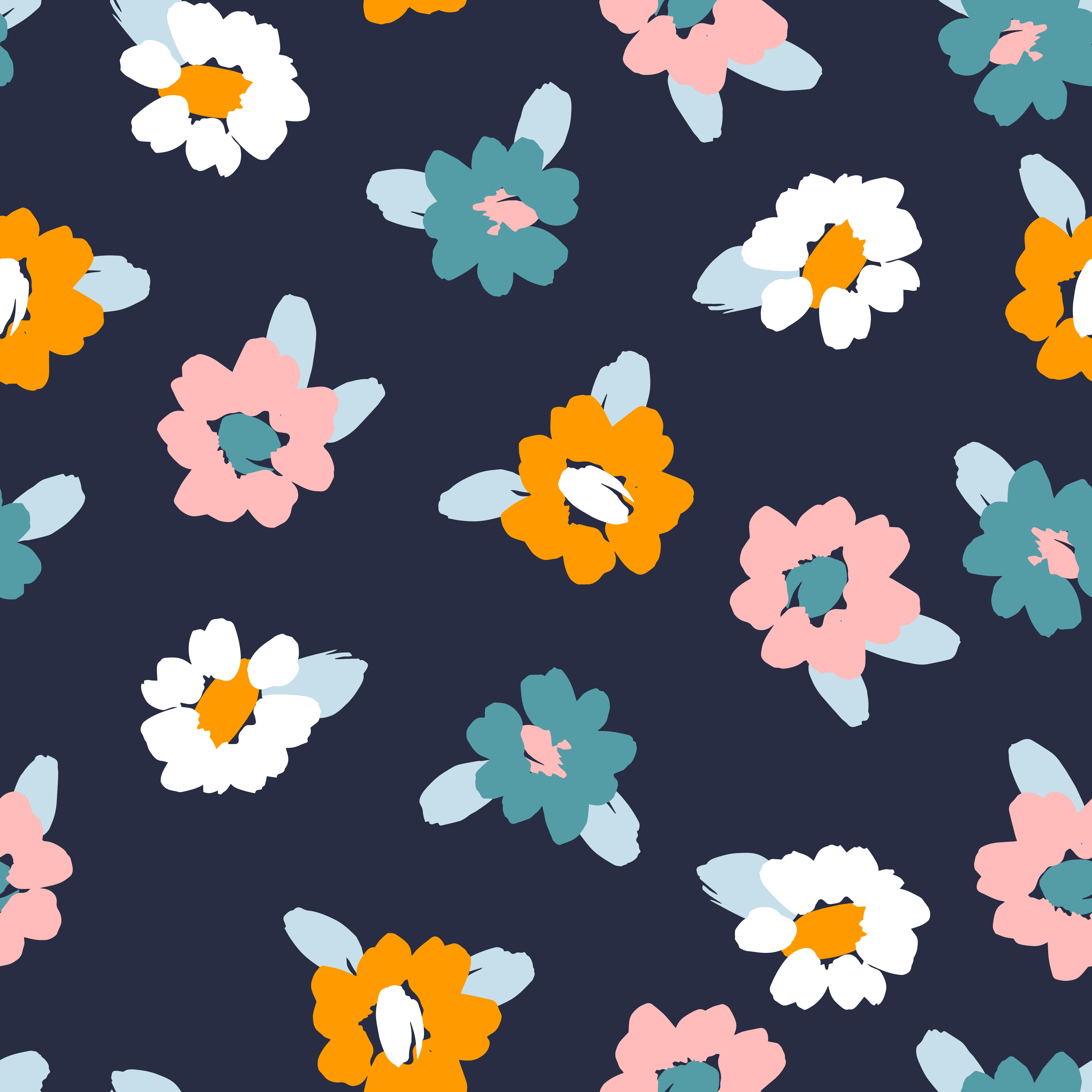 Floral Abstract Seamless Pattern 452185 Vector Art At Vecteezy