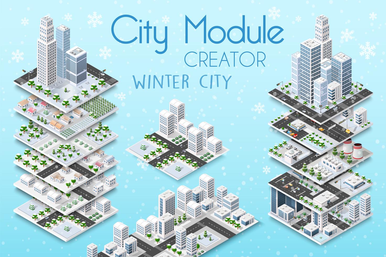 City module creator 452310 Vector Art at Vecteezy
