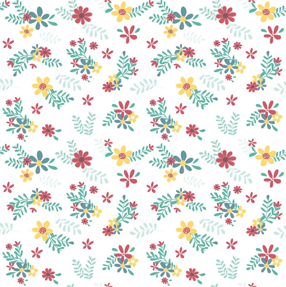 colourful spring flower seamless pattern 452729 Vector Art at Vecteezy