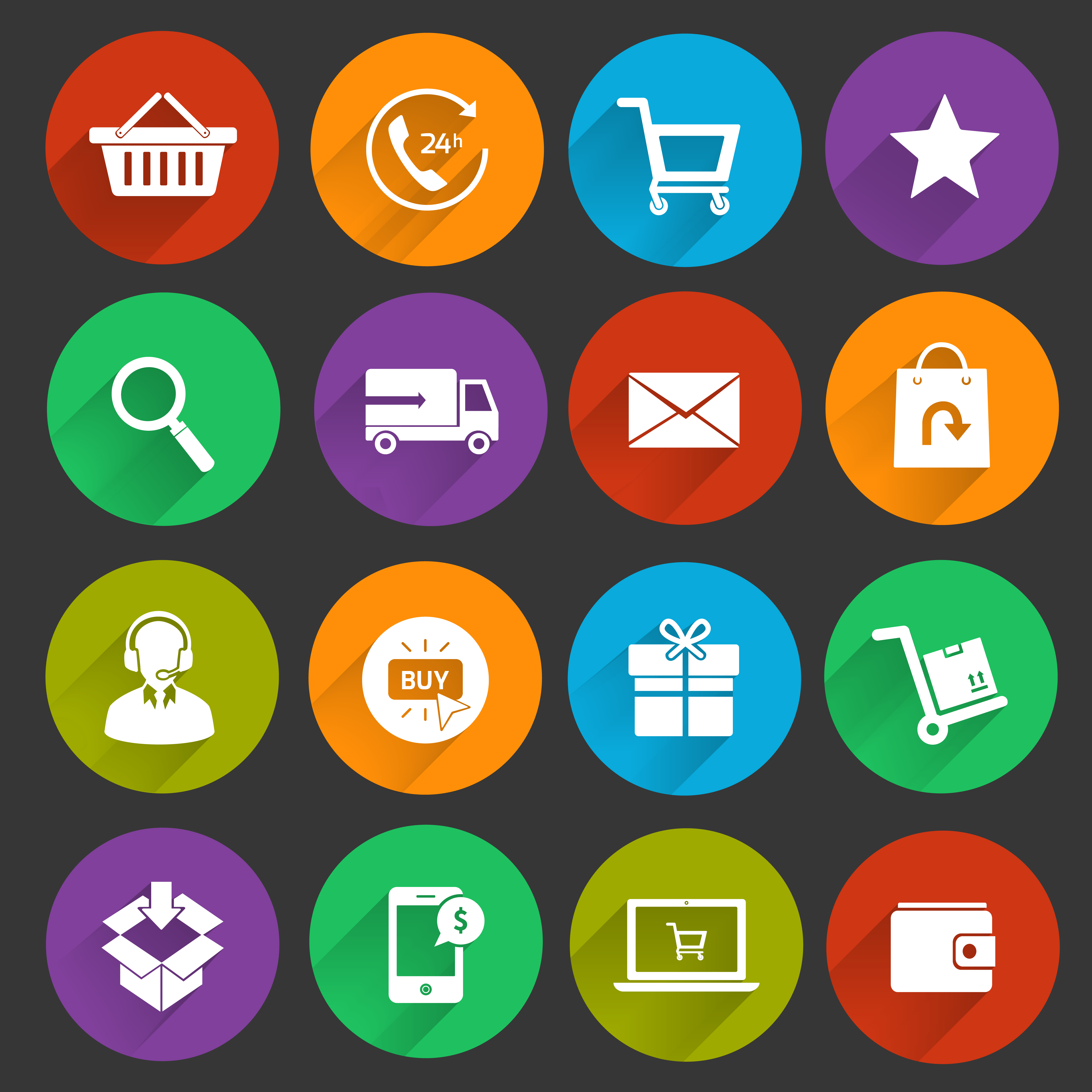 Shopping E-commerce Icons 453125 Vector Art at Vecteezy Shopping E-commerce Icons 453125 Vector Art at Vecteezy
