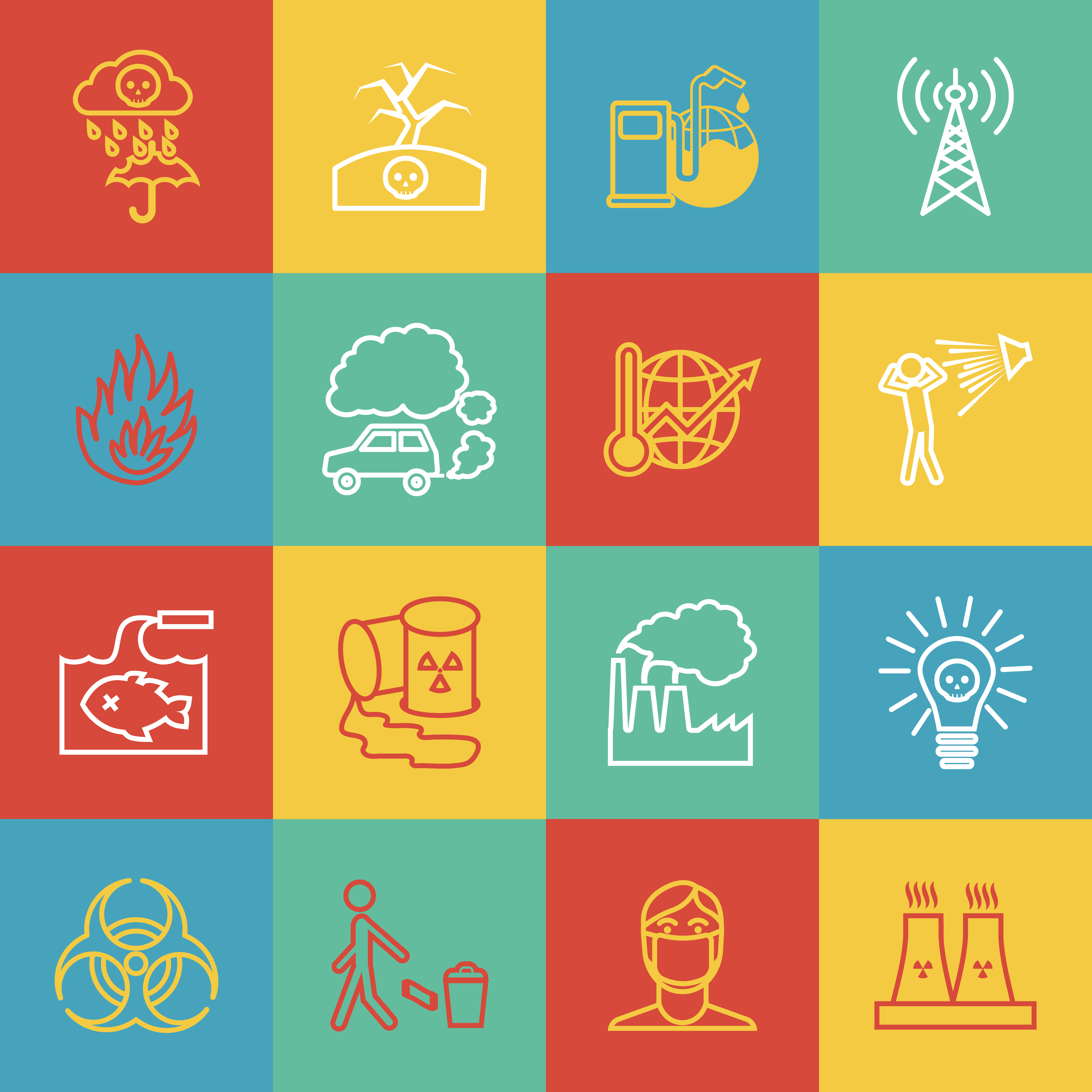 Pollution icons set 453595 Vector Art at Vecteezy Pollution icons set 453595 Vector Art at Vecteezy