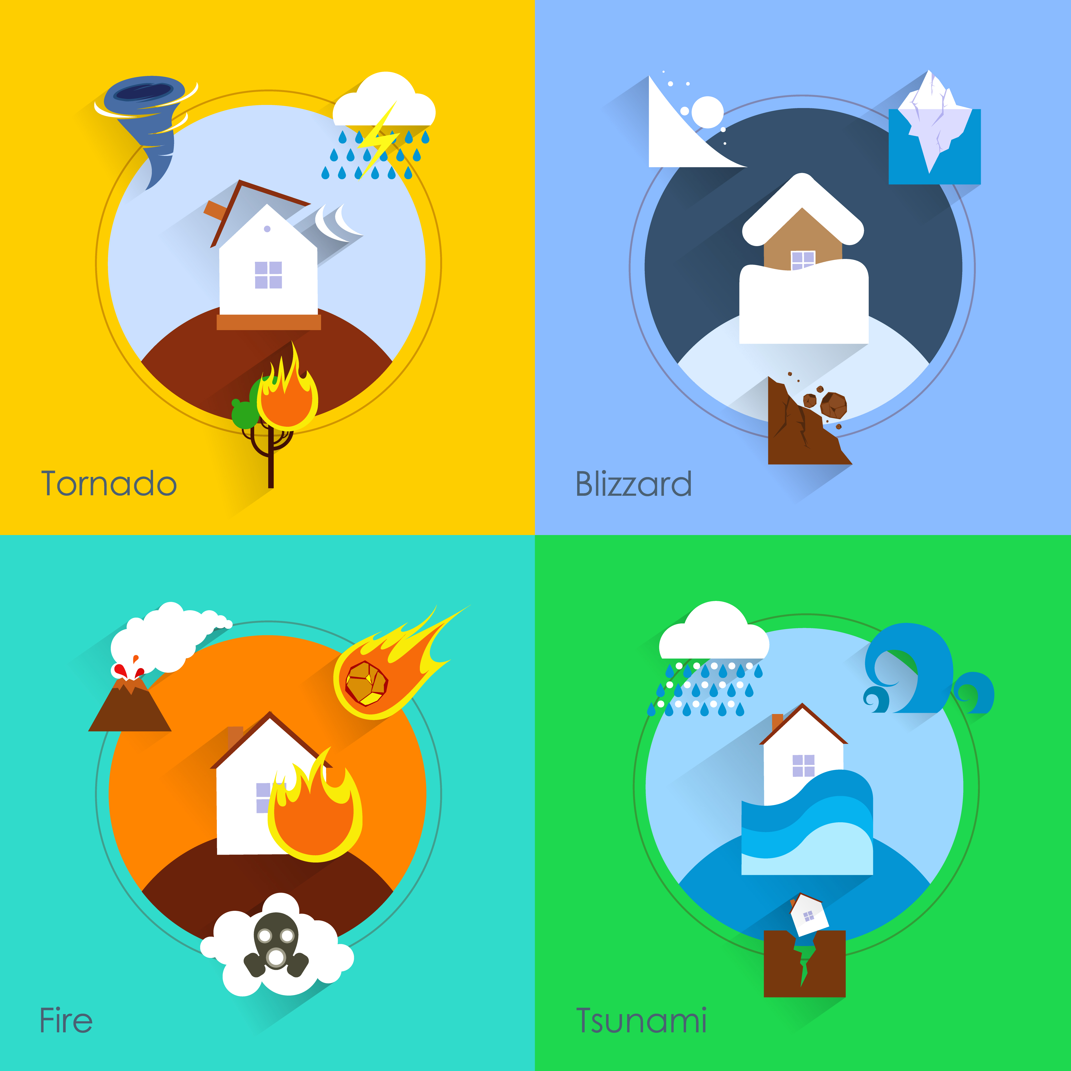 Natural disaster flat 455037 Vector Art at Vecteezy Natural disaster flat 455037 Vector Art at Vecteezy