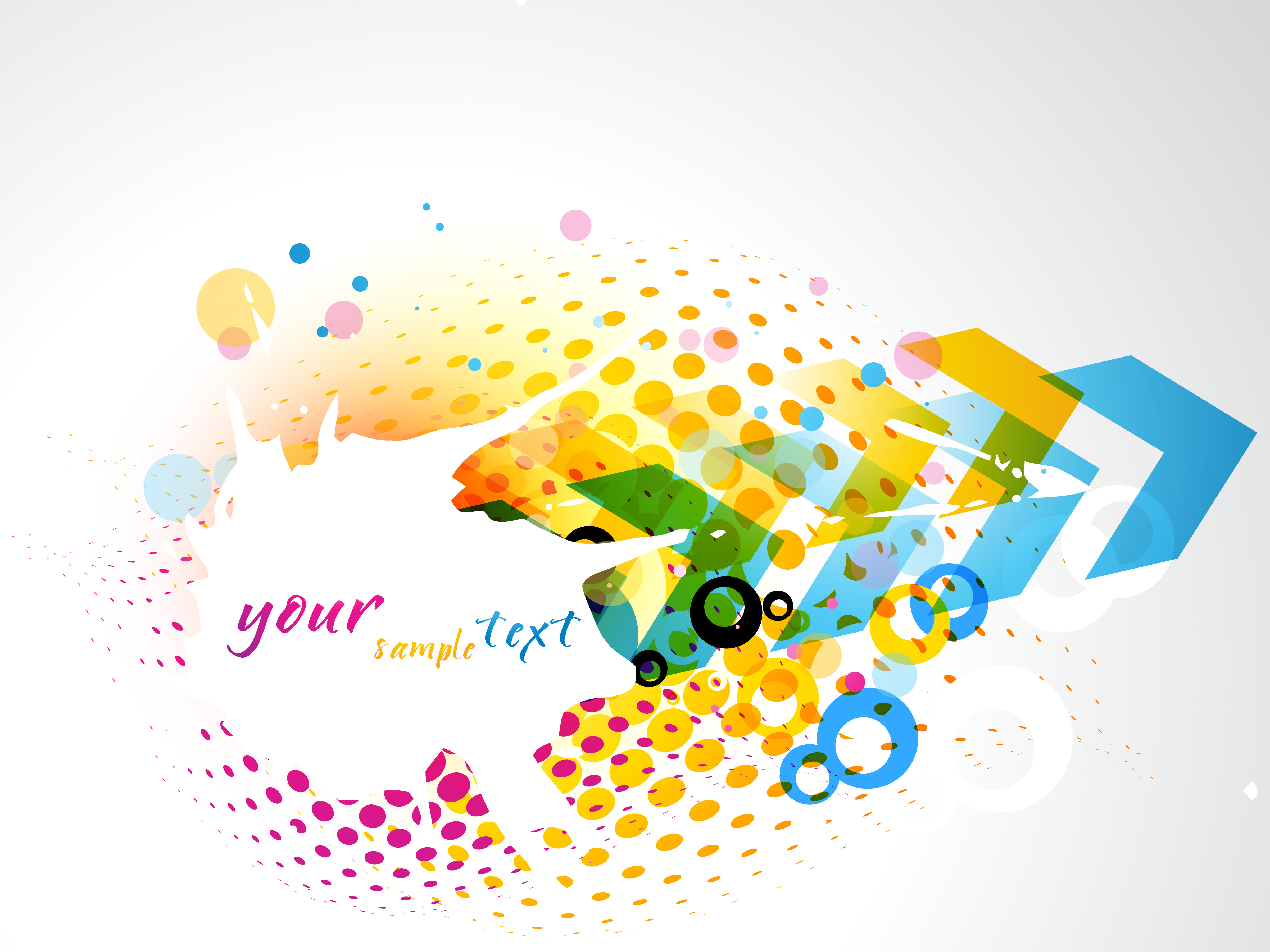 abstract colorful vector 458201 Vector Art at Vecteezy