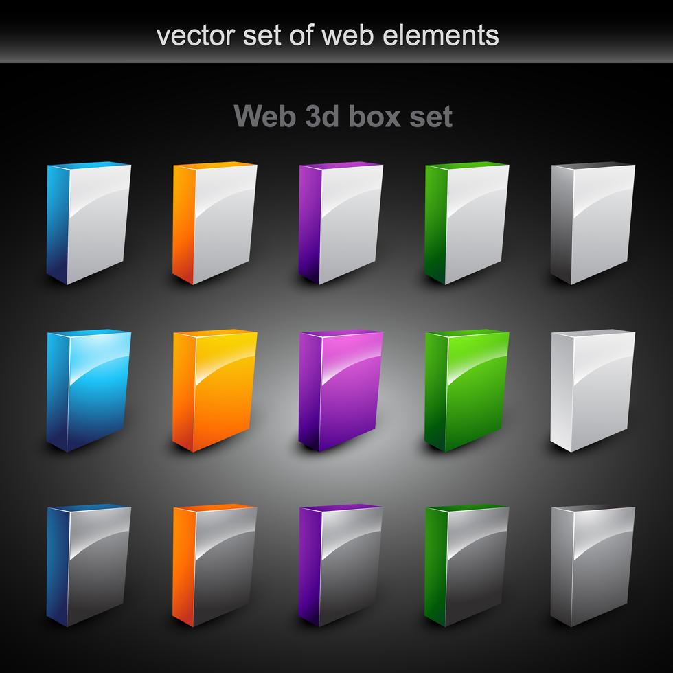 web boxes 458280 Vector Art at Vecteezy