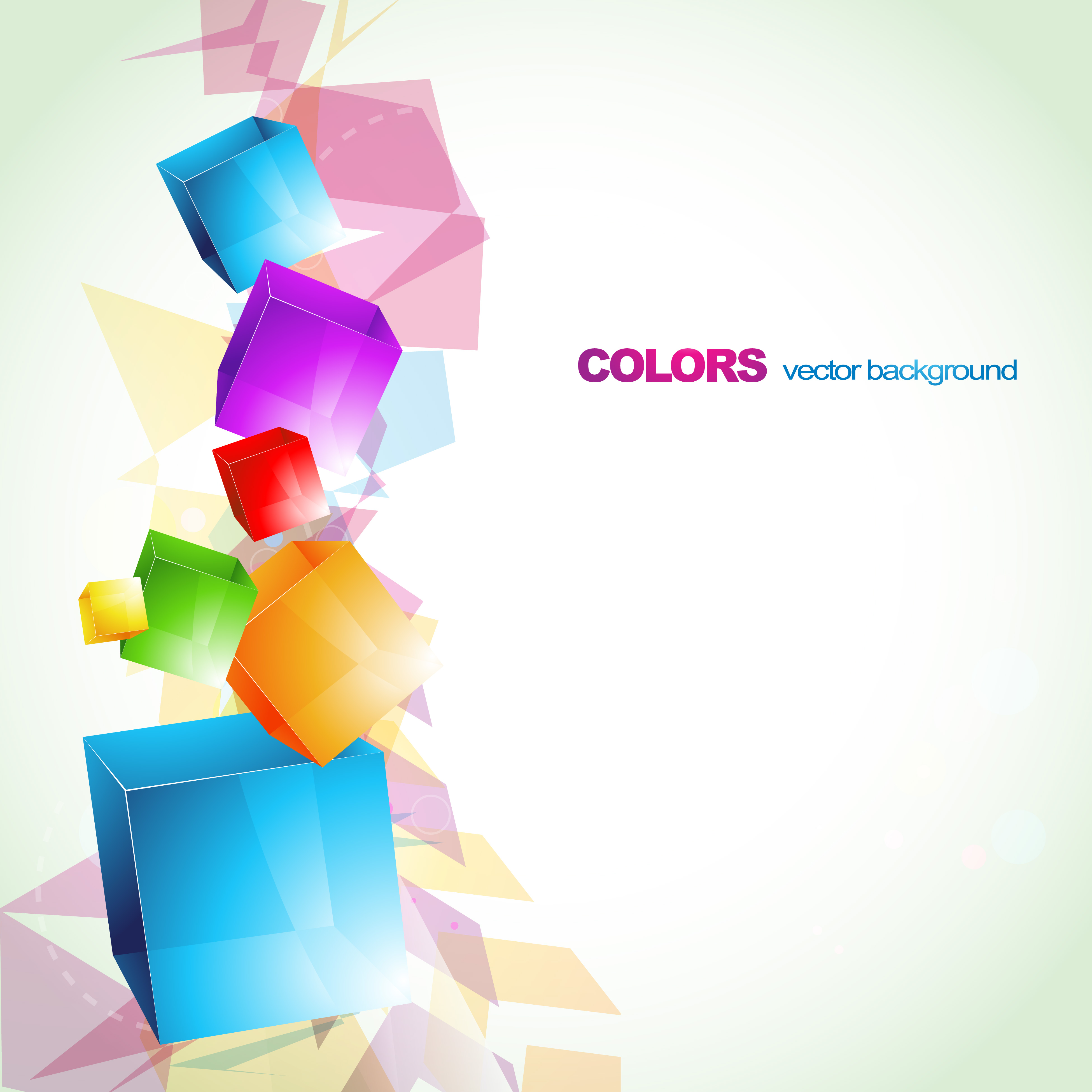 Colorful Cube Abstract Design 458673 Vector Art At Vecteezy