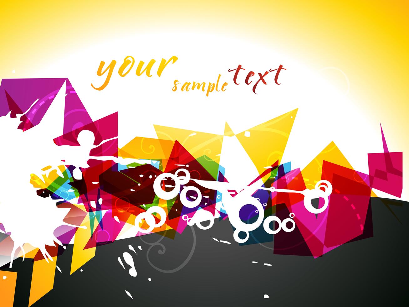 abstract colorful vector 458718 Vector Art at Vecteezy