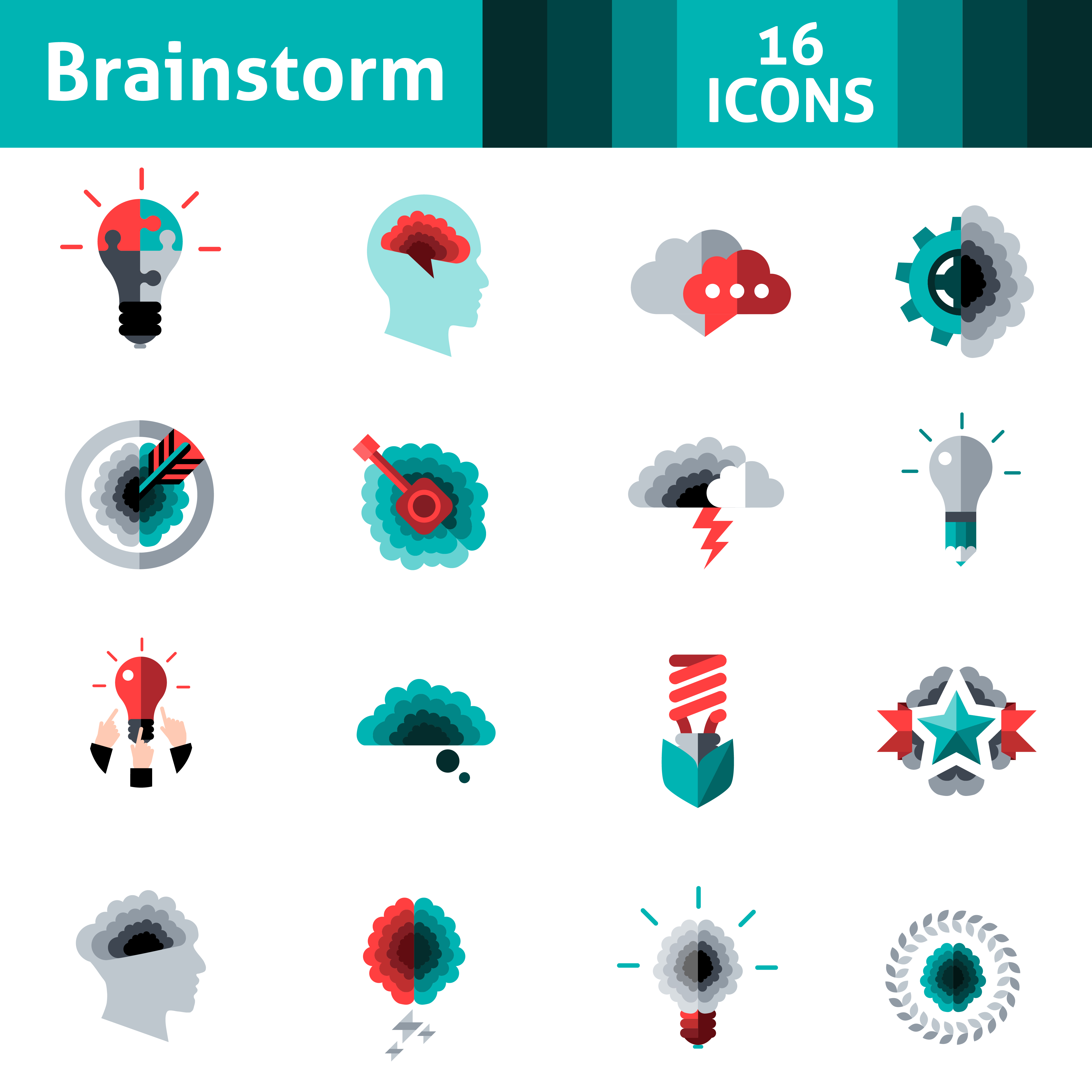 Brainstorm Icons Set 459354 Vector Art at Vecteezy Brainstorm Icons Set 459354 Vector Art at Vecteezy