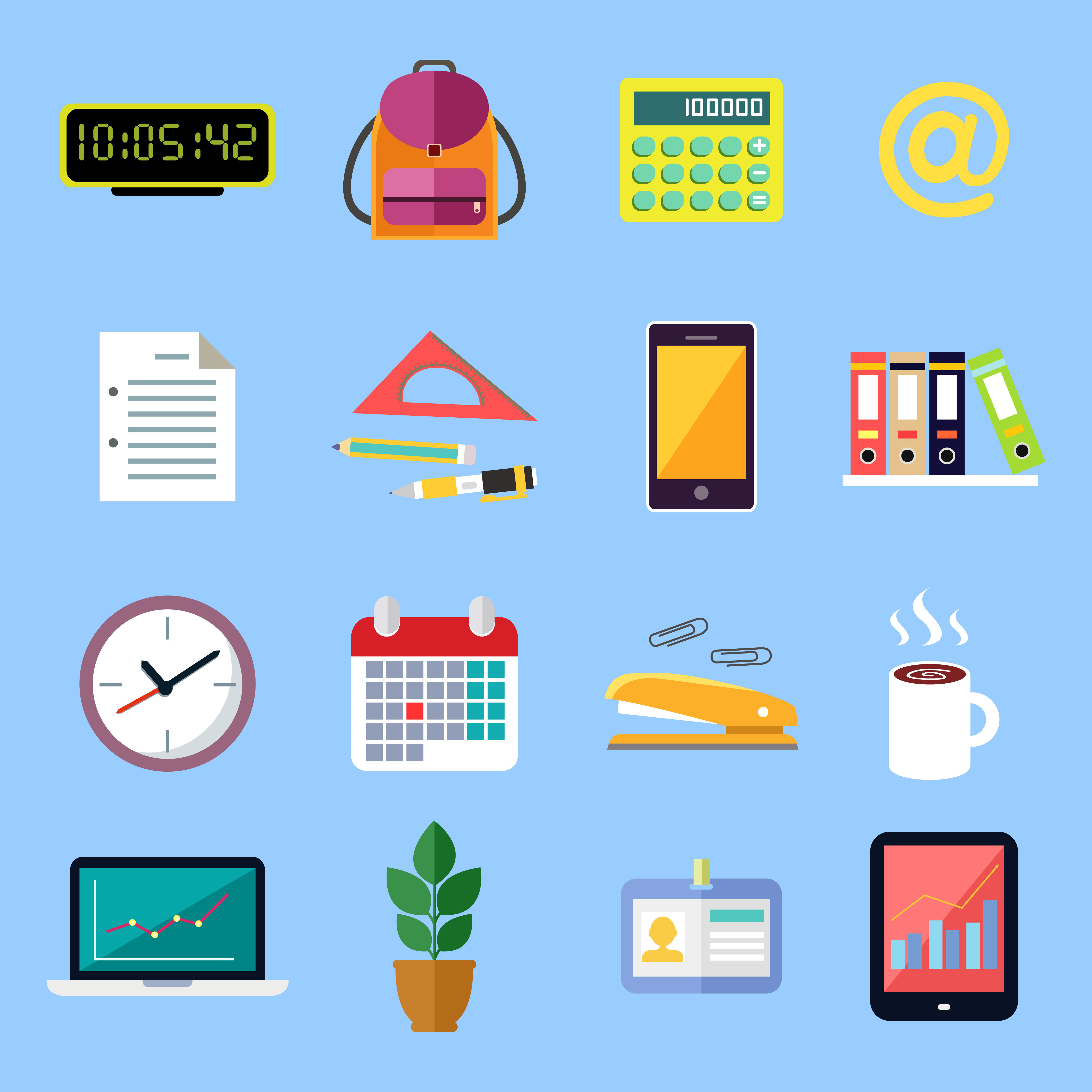 Business Flat Icons Set 459660 Vector Art at Vecteezy Business Flat Icons Set 459660 Vector Art at Vecteezy