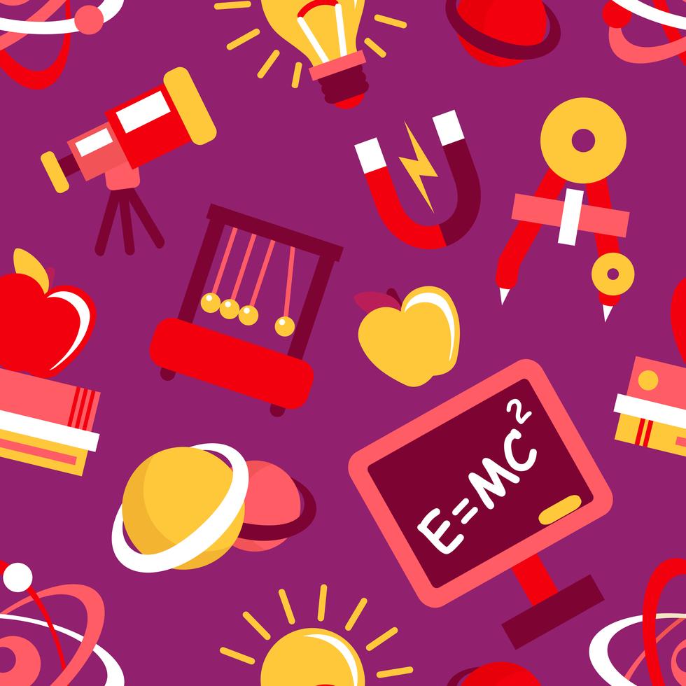 Physics seamless pattern 459829 Vector Art at Vecteezy