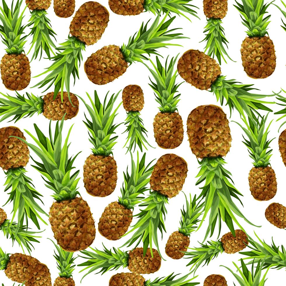 Pineapple seamless pattern 460623 Vector Art at Vecteezy