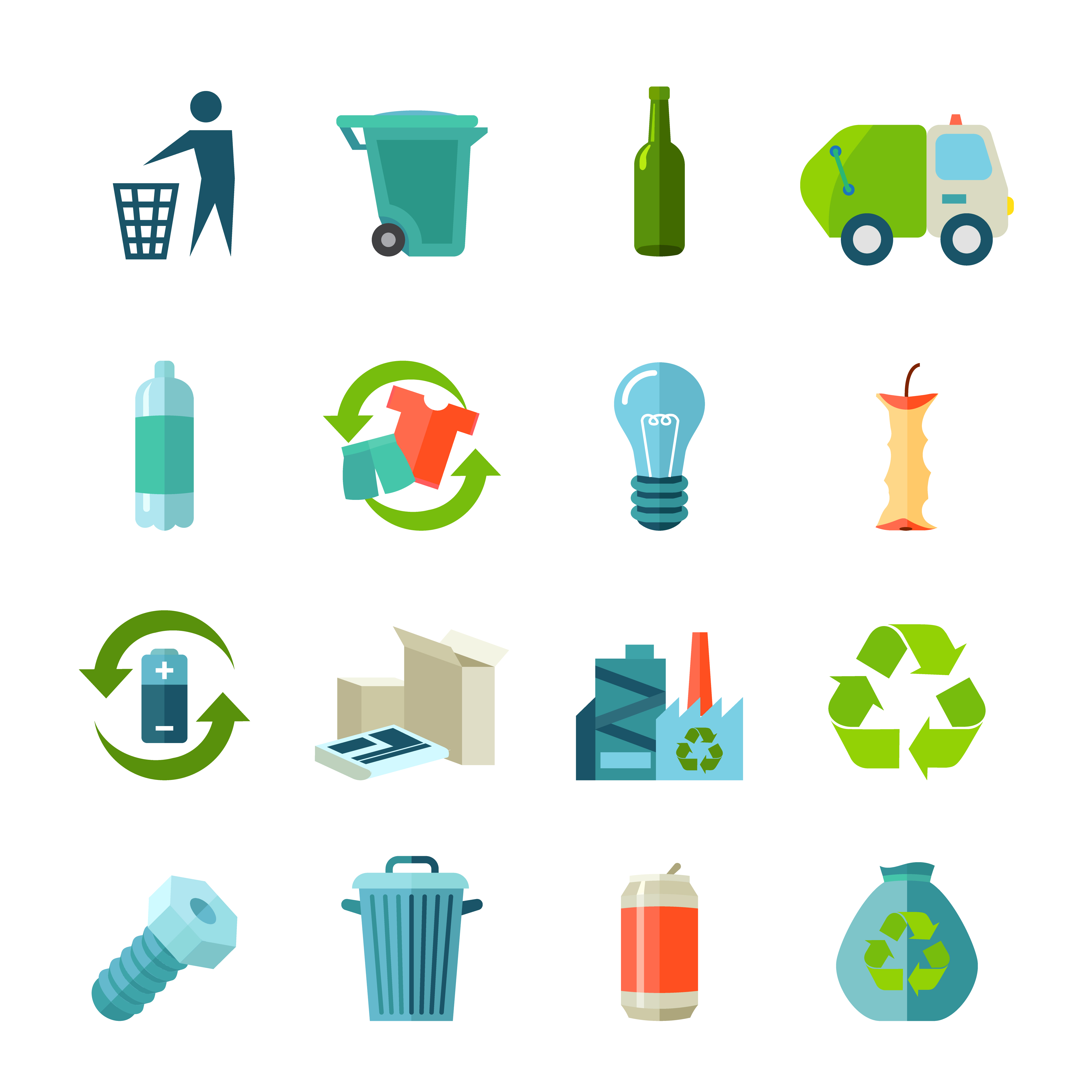 Recycling Icons Set 461643 Vector Art at Vecteezy Recycling Icons Set 461643 Vector Art at Vecteezy
