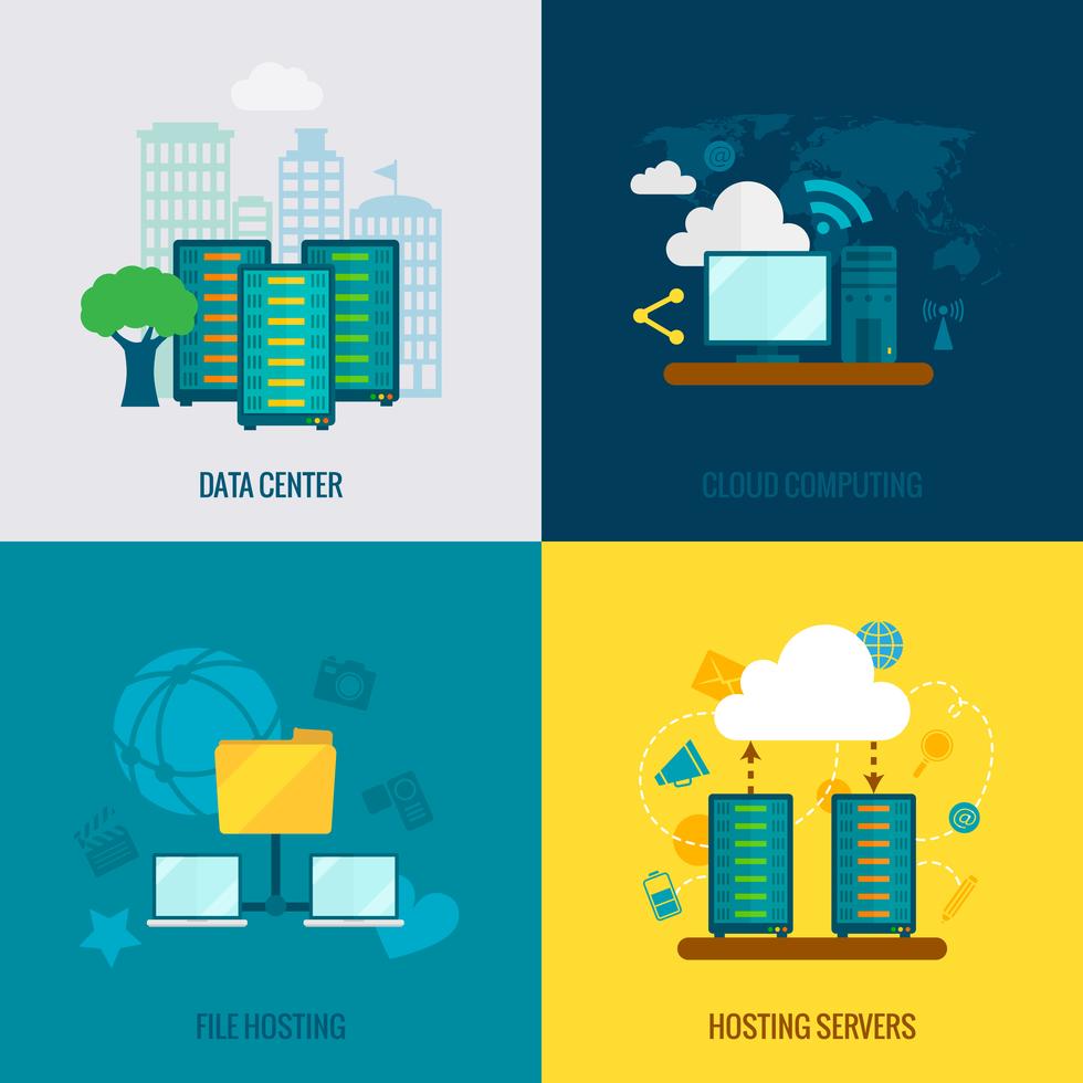 File hosting flat icons composition 463048 Vector Art at Vecteezy File hosting flat icons composition 463048 Vector Art at Vecteezy