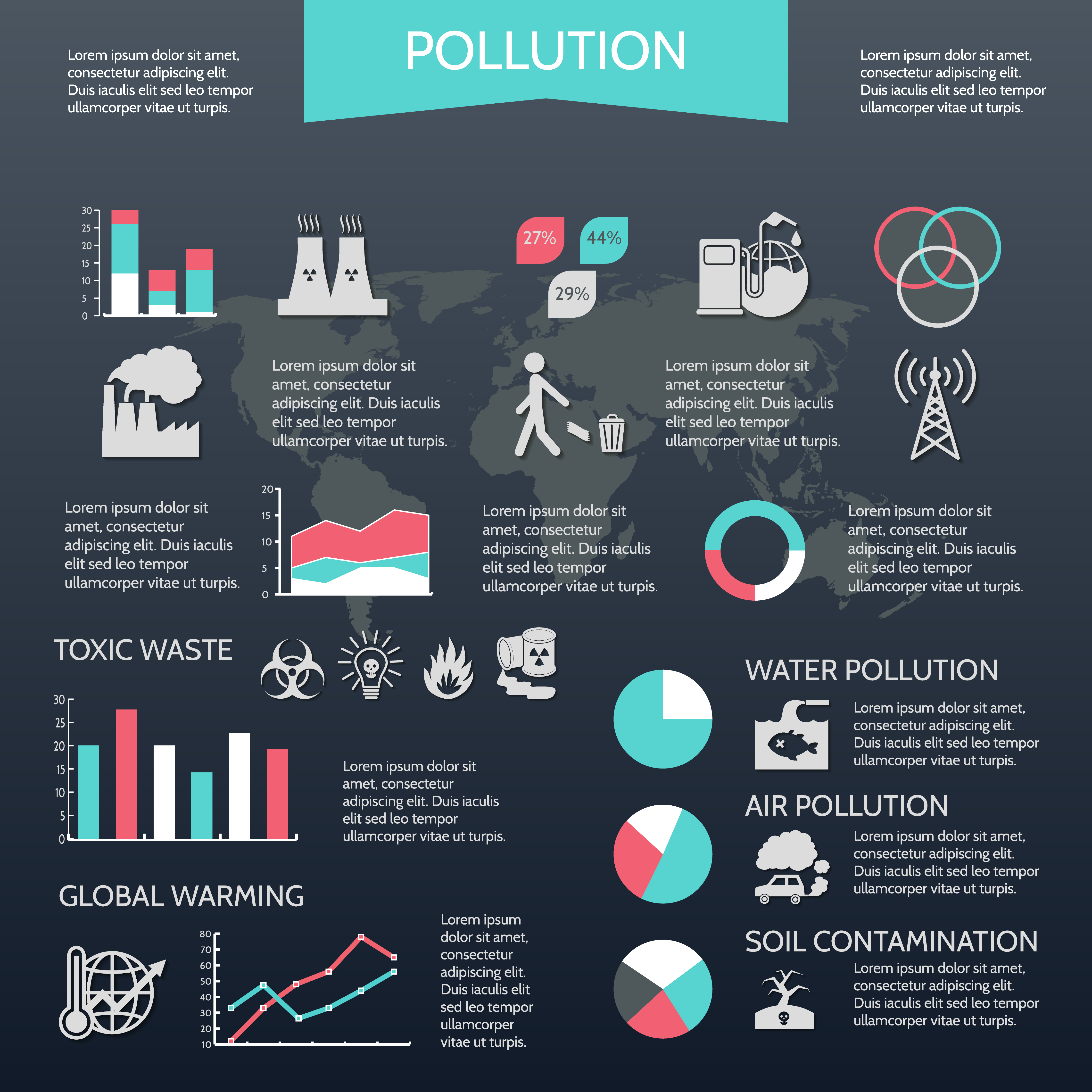 Pollution infographic set 463531 Vector Art at Vecteezy Pollution infographic set 463531 Vector Art at Vecteezy