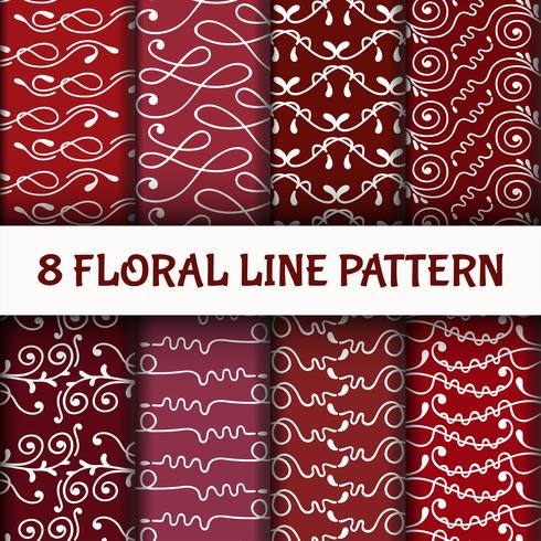 8 Set Abstract Line Art Pattern 465963 Vector Art at Vecteezy