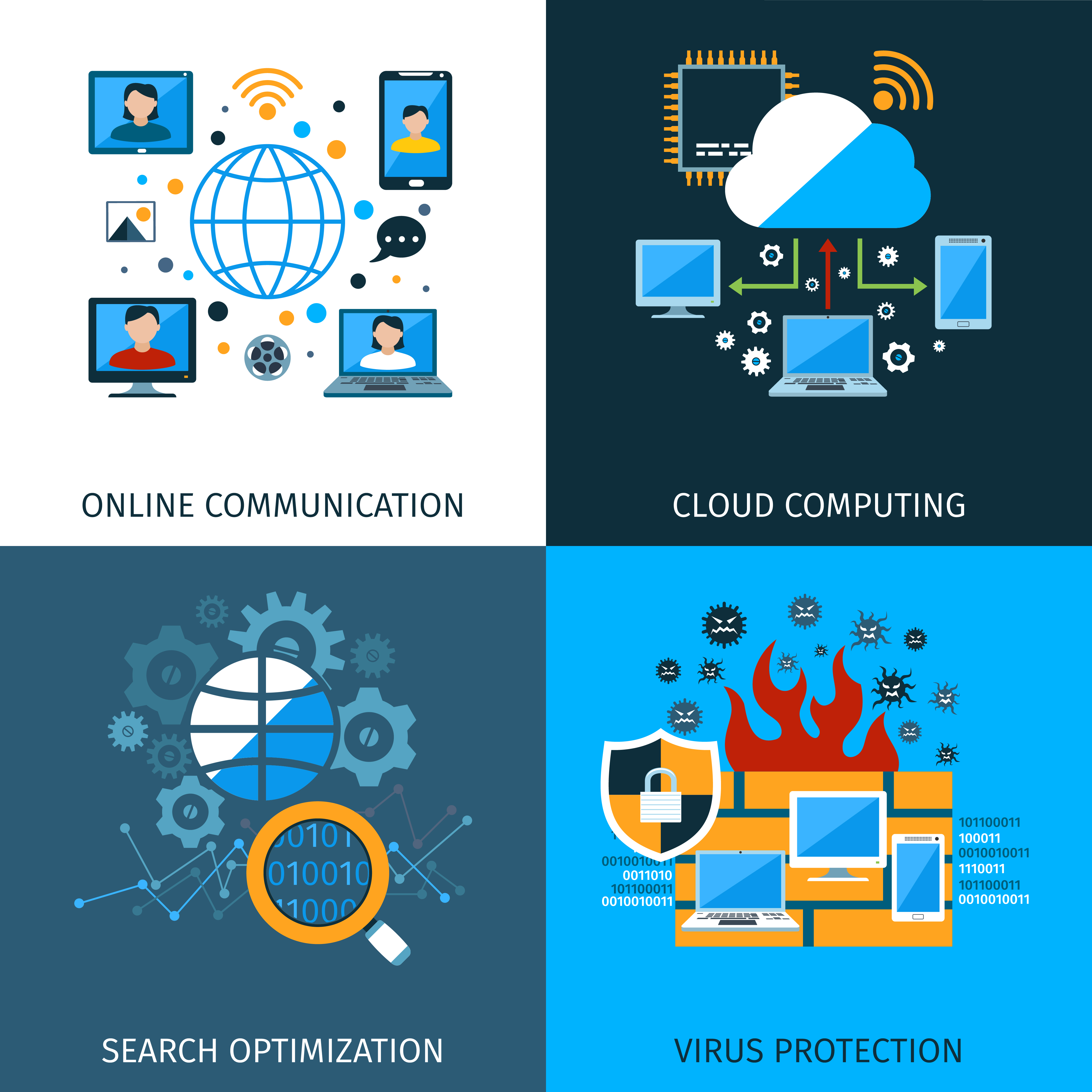 Network Security Concept Set 466128 Vector Art at Vecteezy Network Security Concept Set 466128 Vector Art at Vecteezy