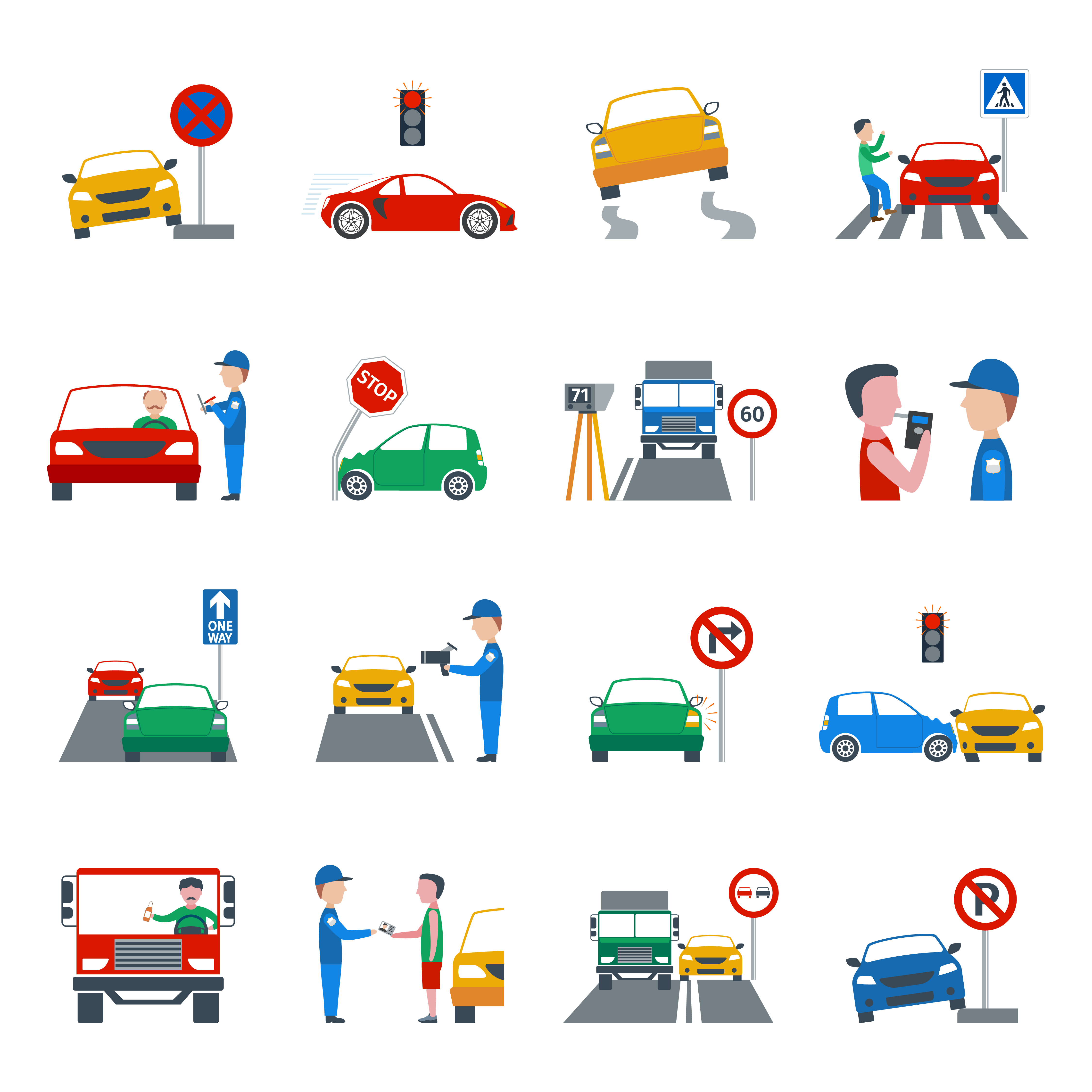 Traffic Violation Icons Set 466621 Vector Art at Vecteezy Traffic Violation Icons Set 466621 Vector Art at Vecteezy