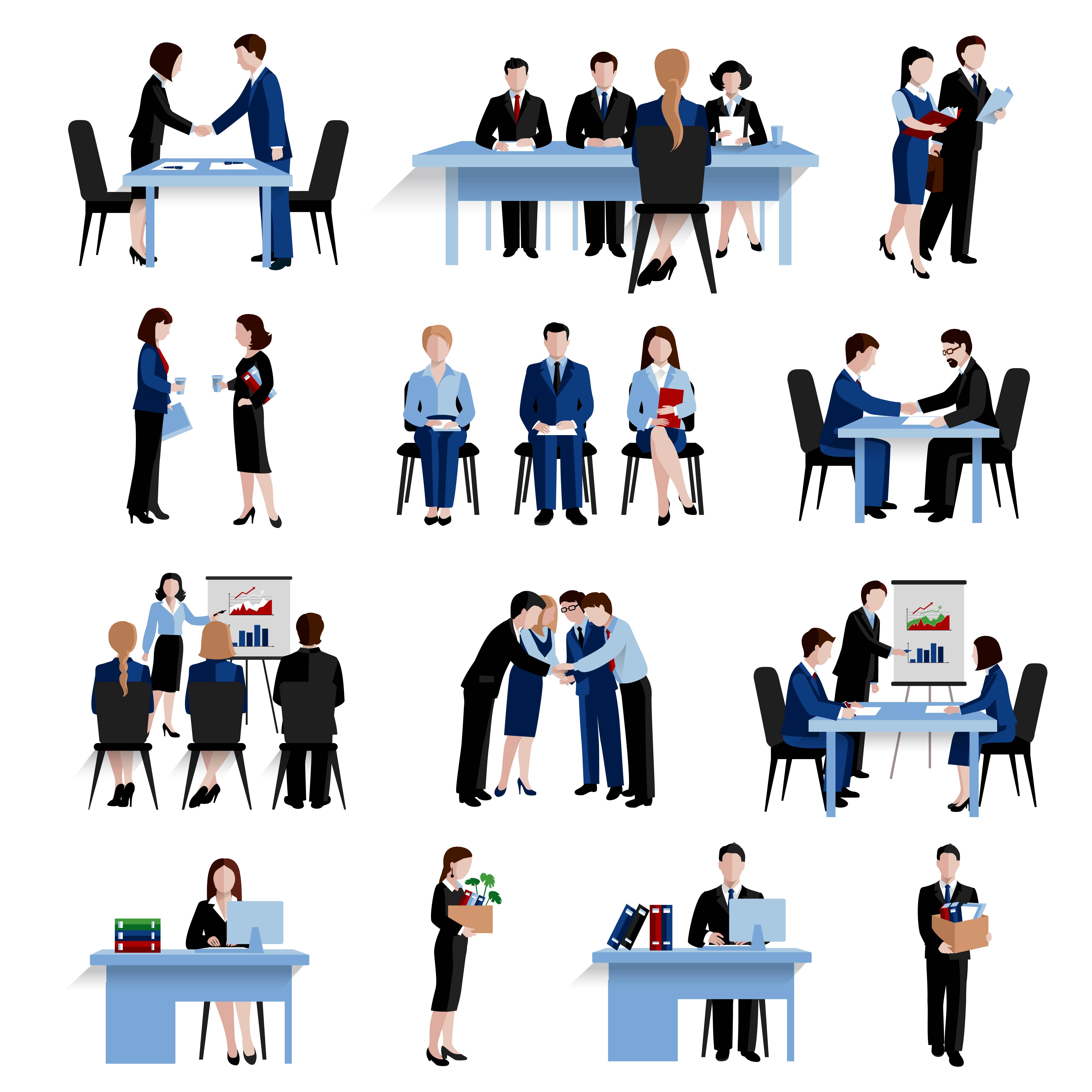 Human resources concept flat icons set 467362 Vector Art at Vecteezy Human resources concept flat icons set 467362 Vector Art at Vecteezy