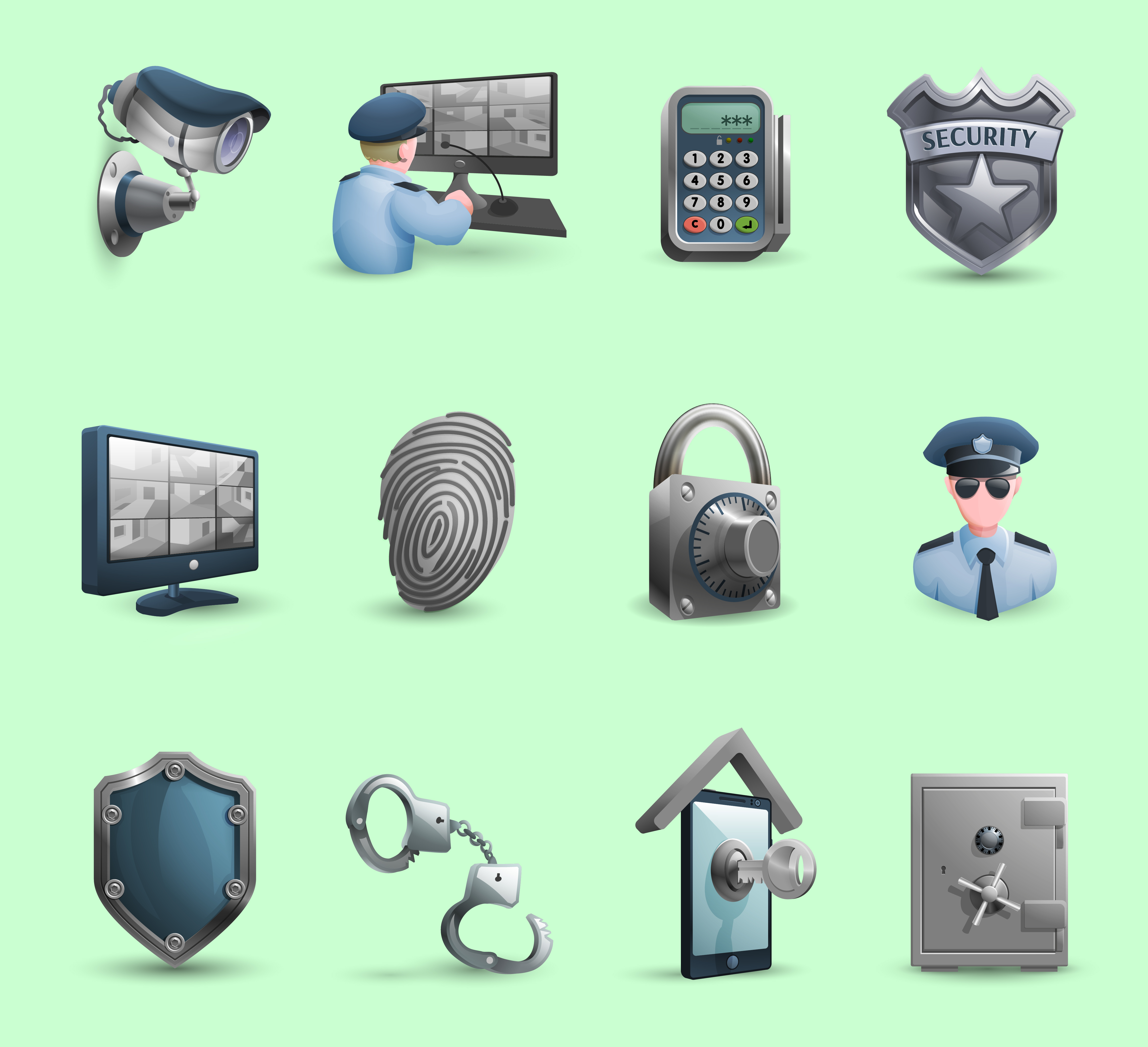 Security Symbols Icons Set 468256 Vector Art at Vecteezy Security Symbols Icons Set 468256 Vector Art at Vecteezy