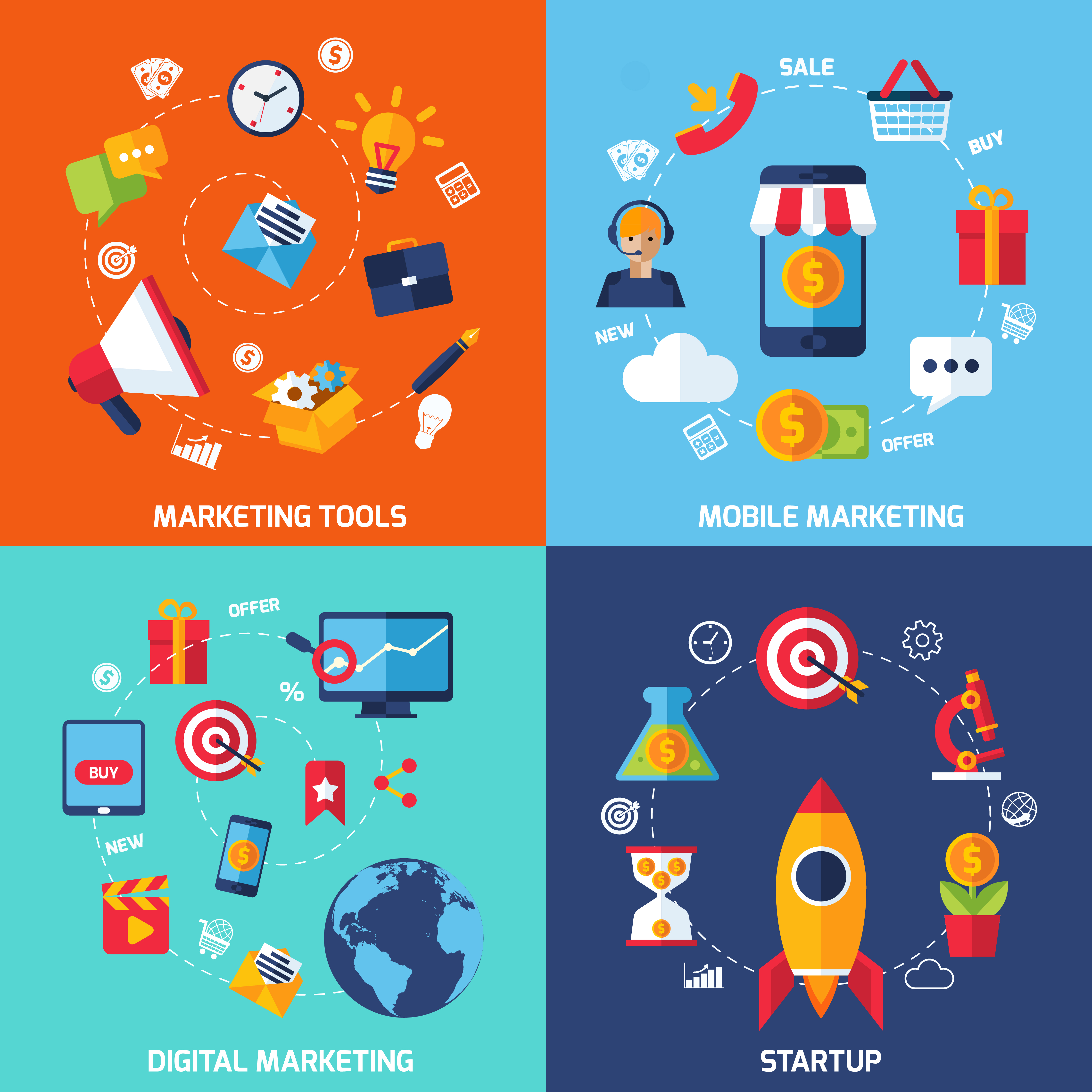 Digital Marketing Set 469037 Vector Art at Vecteezy Digital Marketing Set 469037 Vector Art at Vecteezy