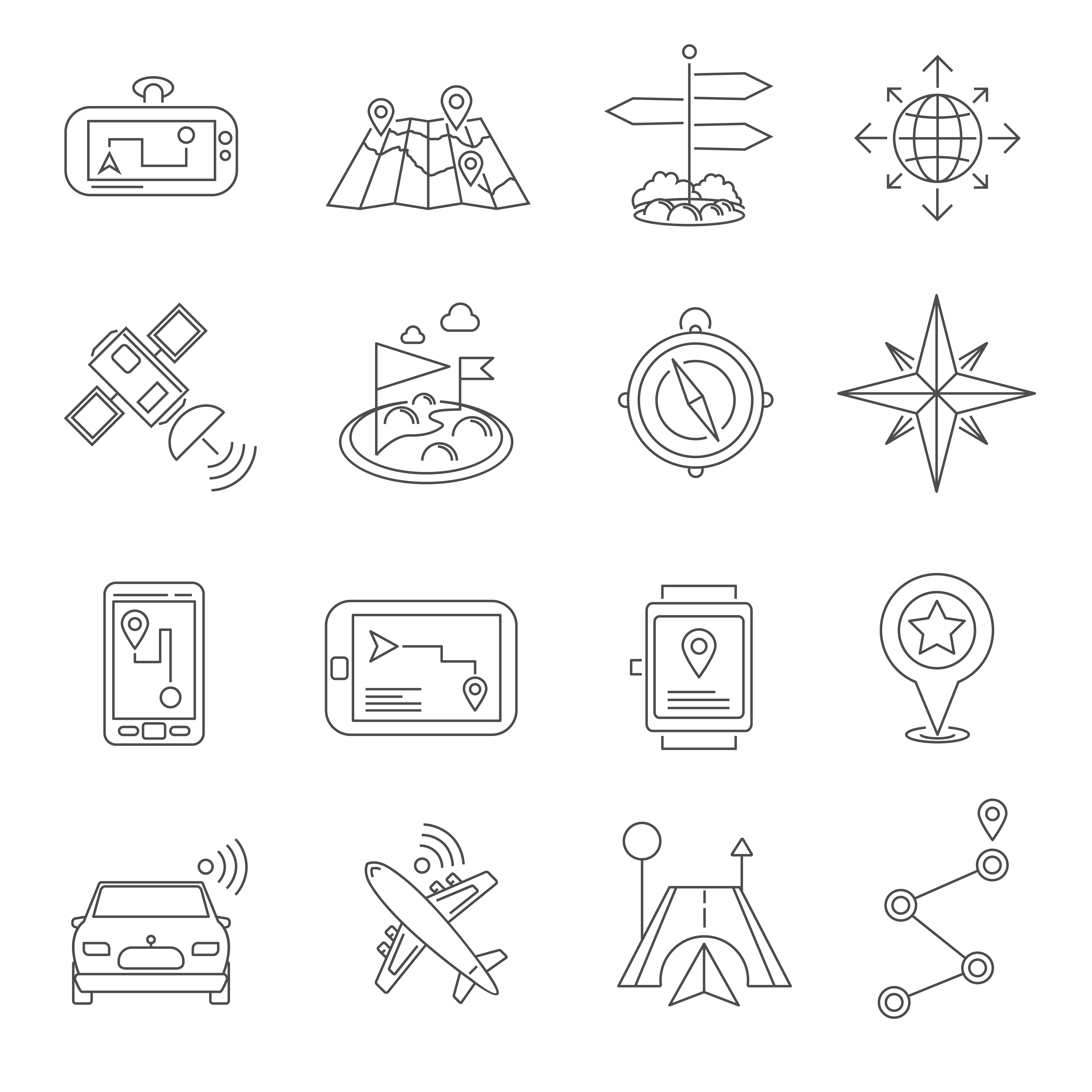 Location Outline Icon Set 469309 Vector Art at Vecteezy Location Outline Icon Set 469309 Vector Art at Vecteezy