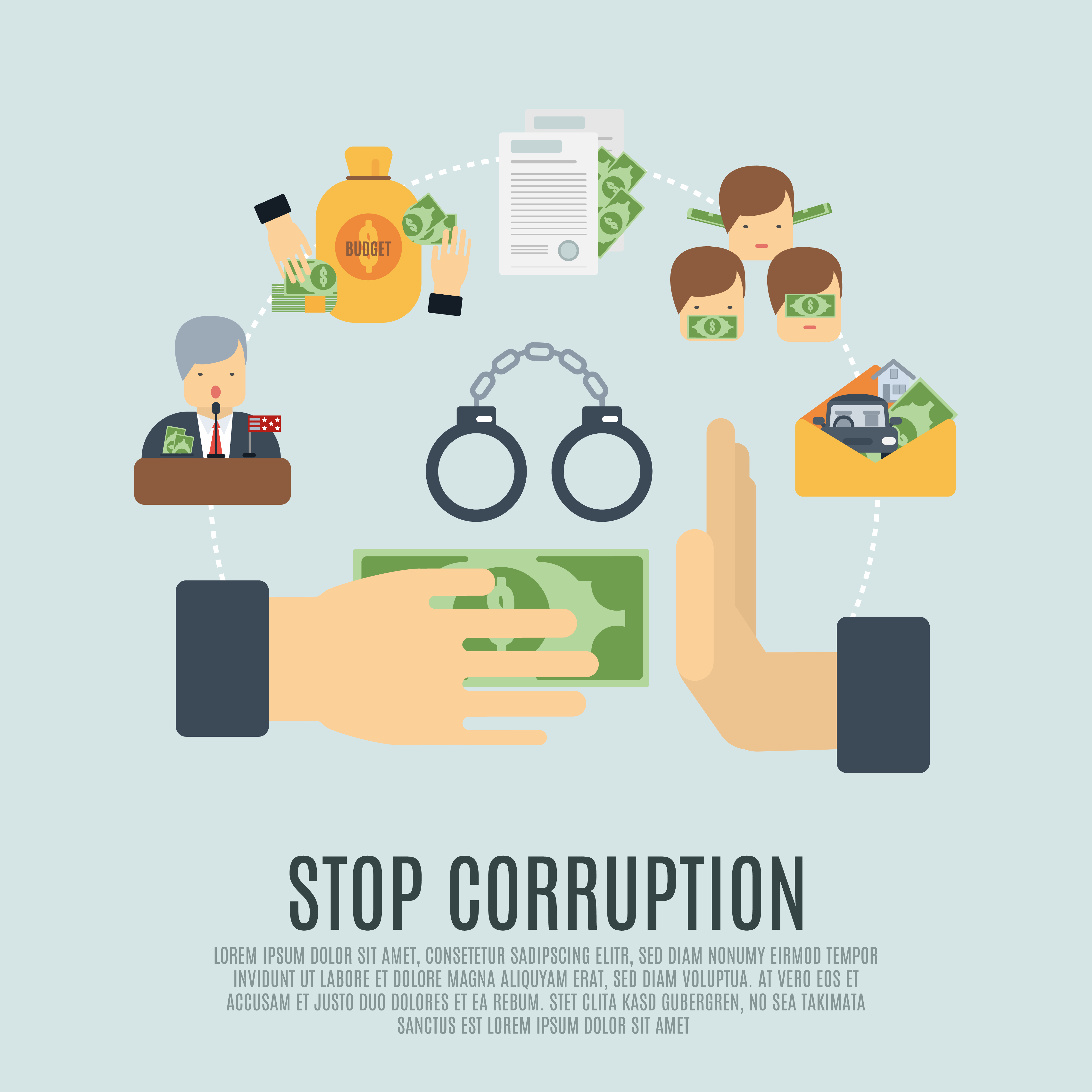 Corruption Concept Flat 469553 Vector Art at Vecteezy Corruption Concept Flat 469553 Vector Art at Vecteezy