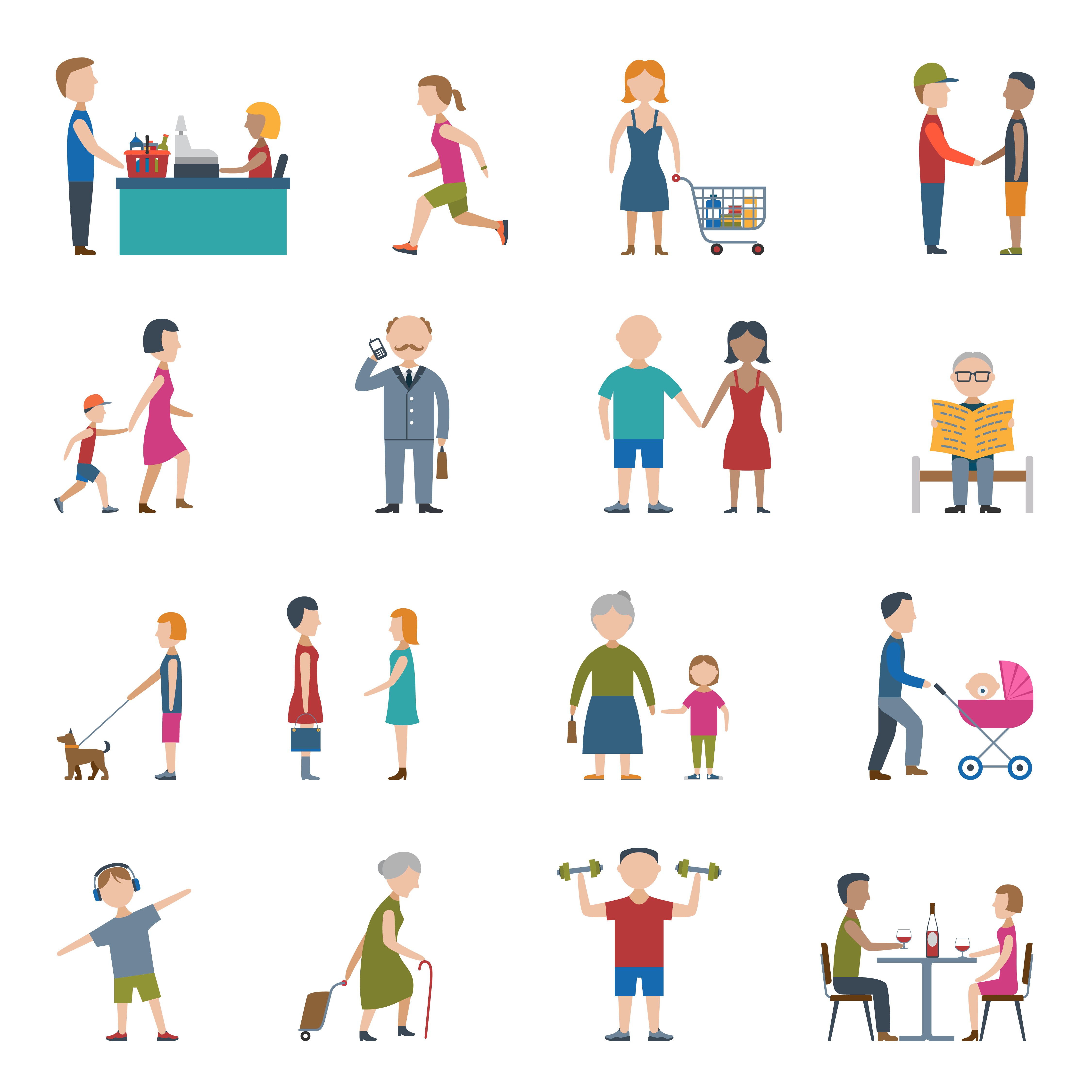 Conjunto de iconos de estilo de vida de personas 469569 Vector en Vecteezy Conjunto de iconos de estilo de vida de personas 469569 Vector en Vecteezy