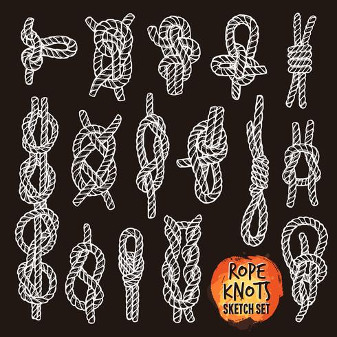 Rope Knots Collection 471670 Vector Art at Vecteezy