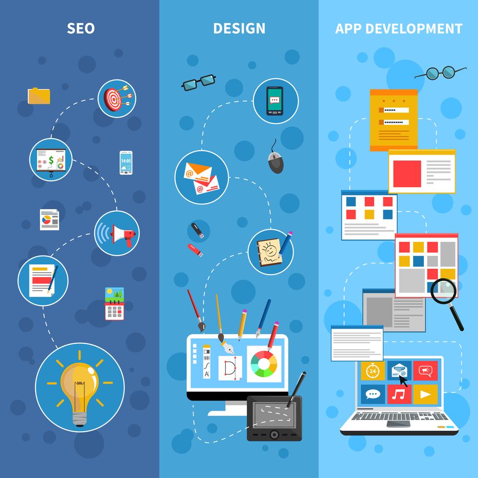 Programming Banners Set 472604 Vector Art at Vecteezy