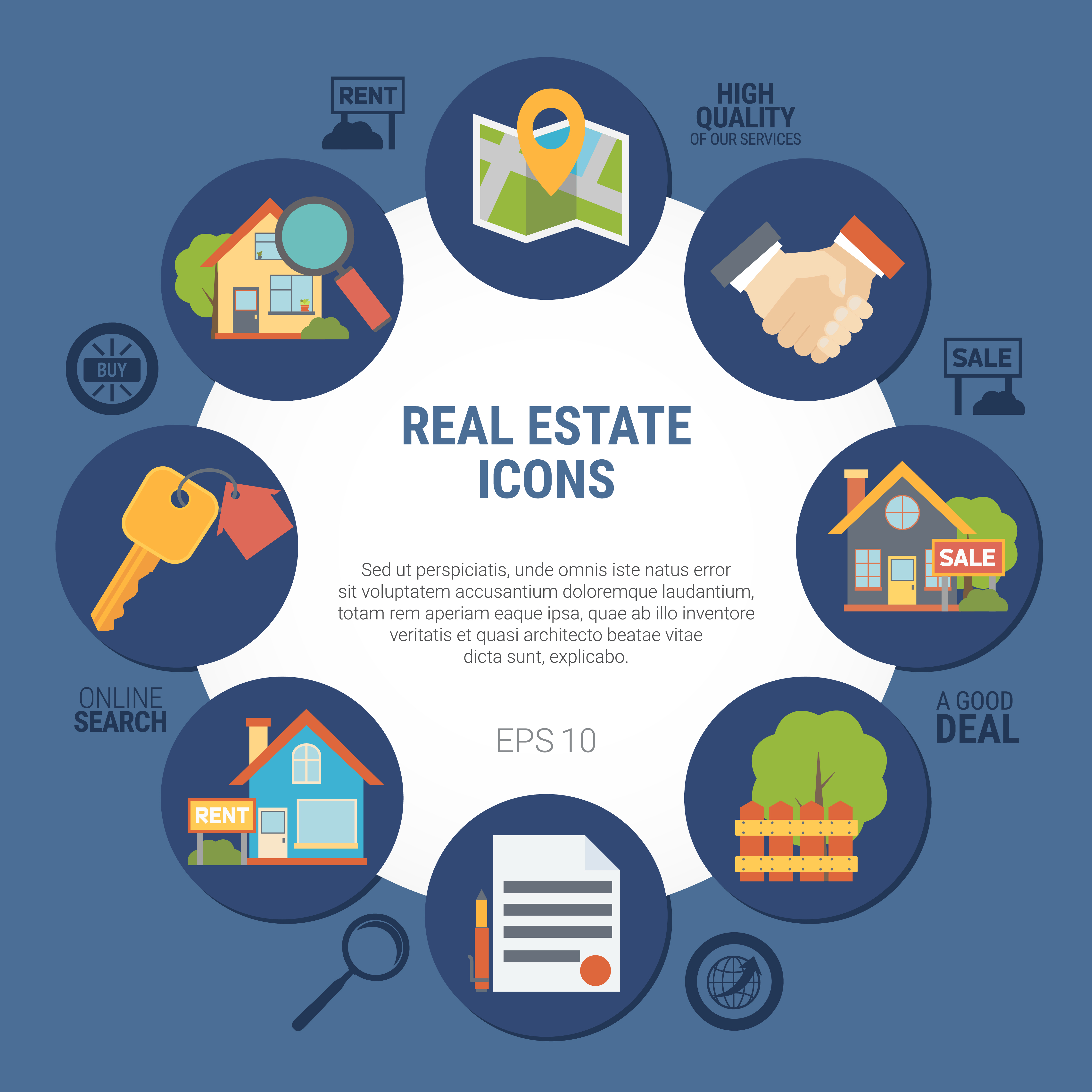 Real Estate Concept Illustration 472631 Vector Art at Vecteezy Real Estate Concept Illustration 472631 Vector Art at Vecteezy