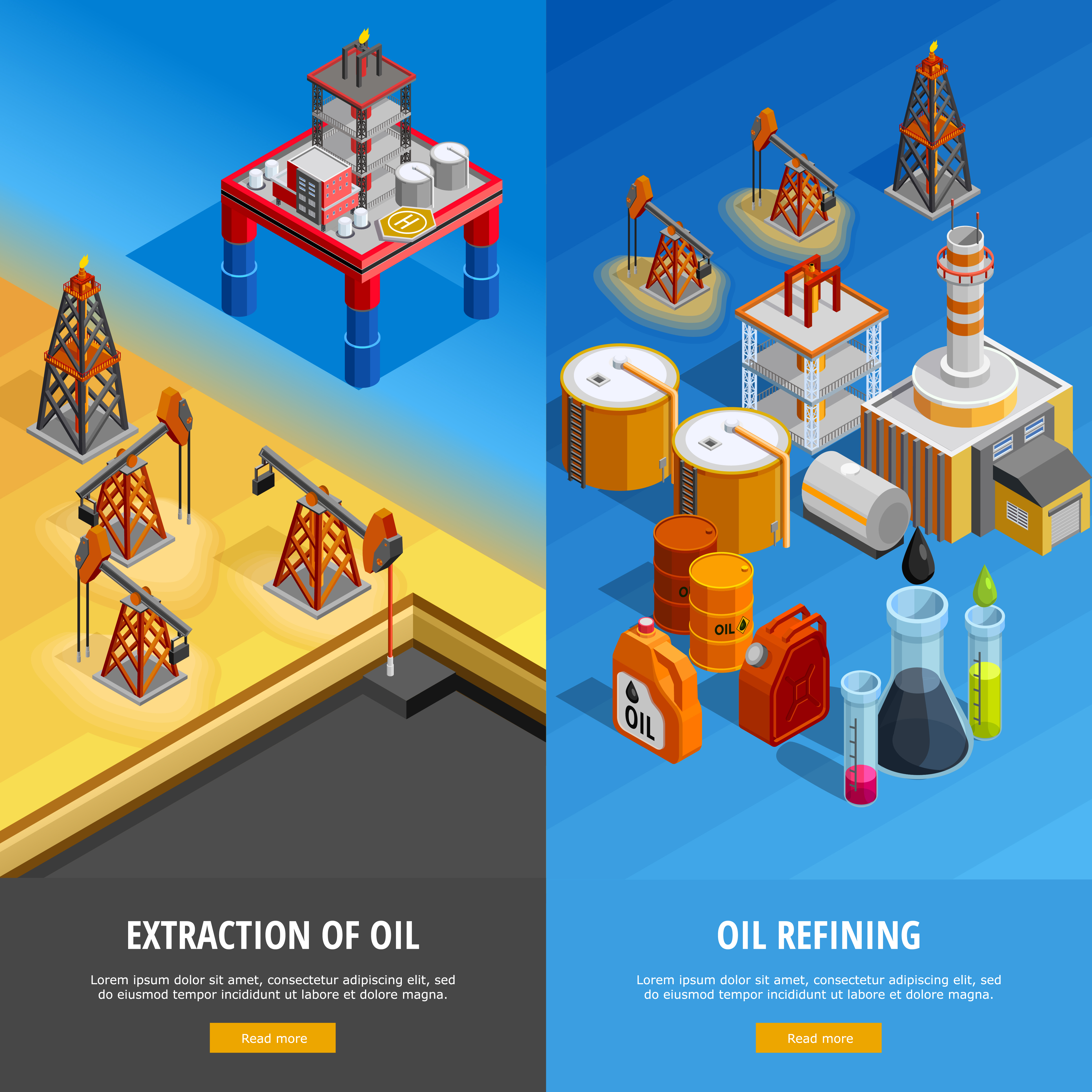 Oil Industry Isometric Webpage Banners Set 476415 Vector Art at Vecteezy Oil Industry Isometric Webpage Banners Set 476415 Vector Art at Vecteezy