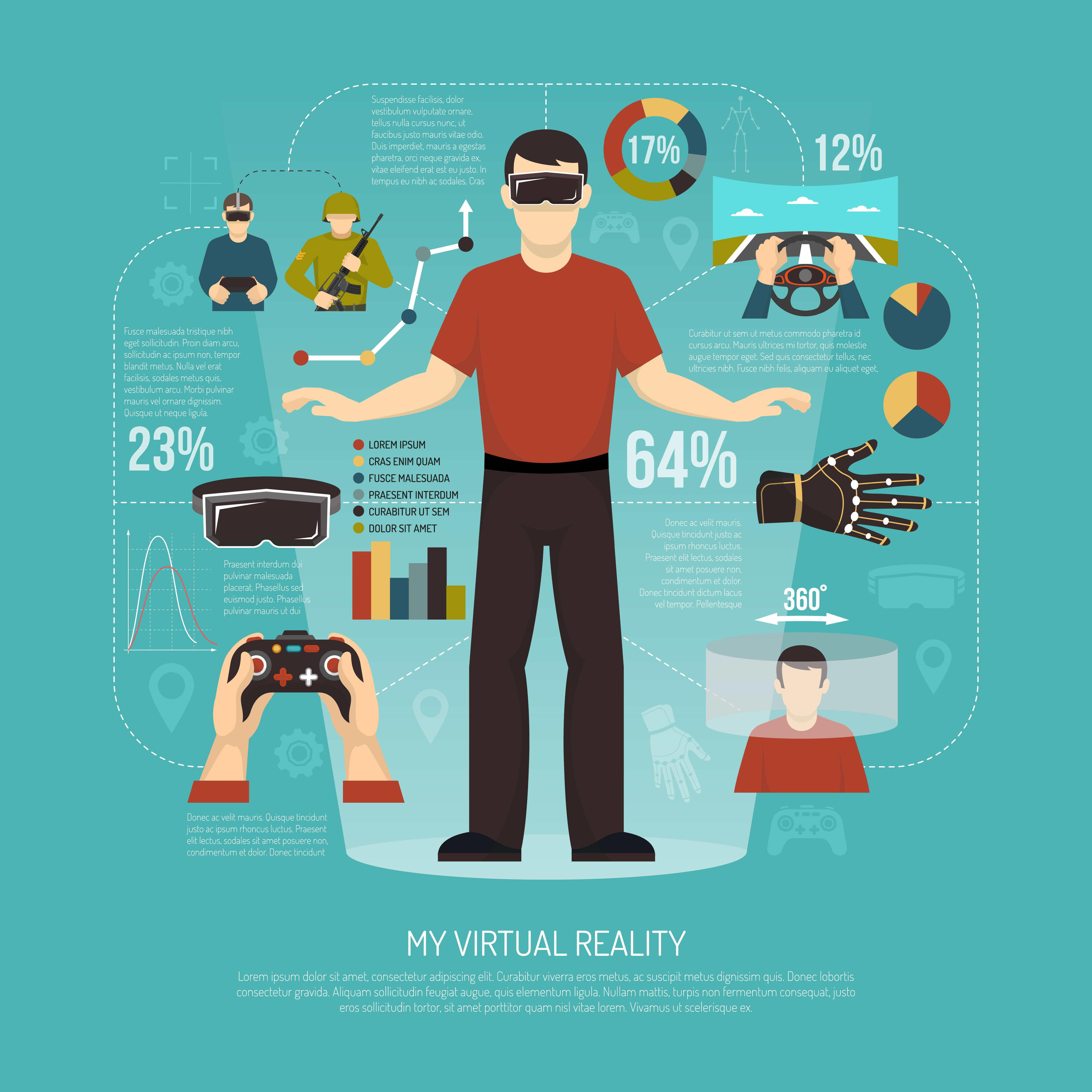Virtual Reality Vector Illustration 476881 Vector Art At Vecteezy