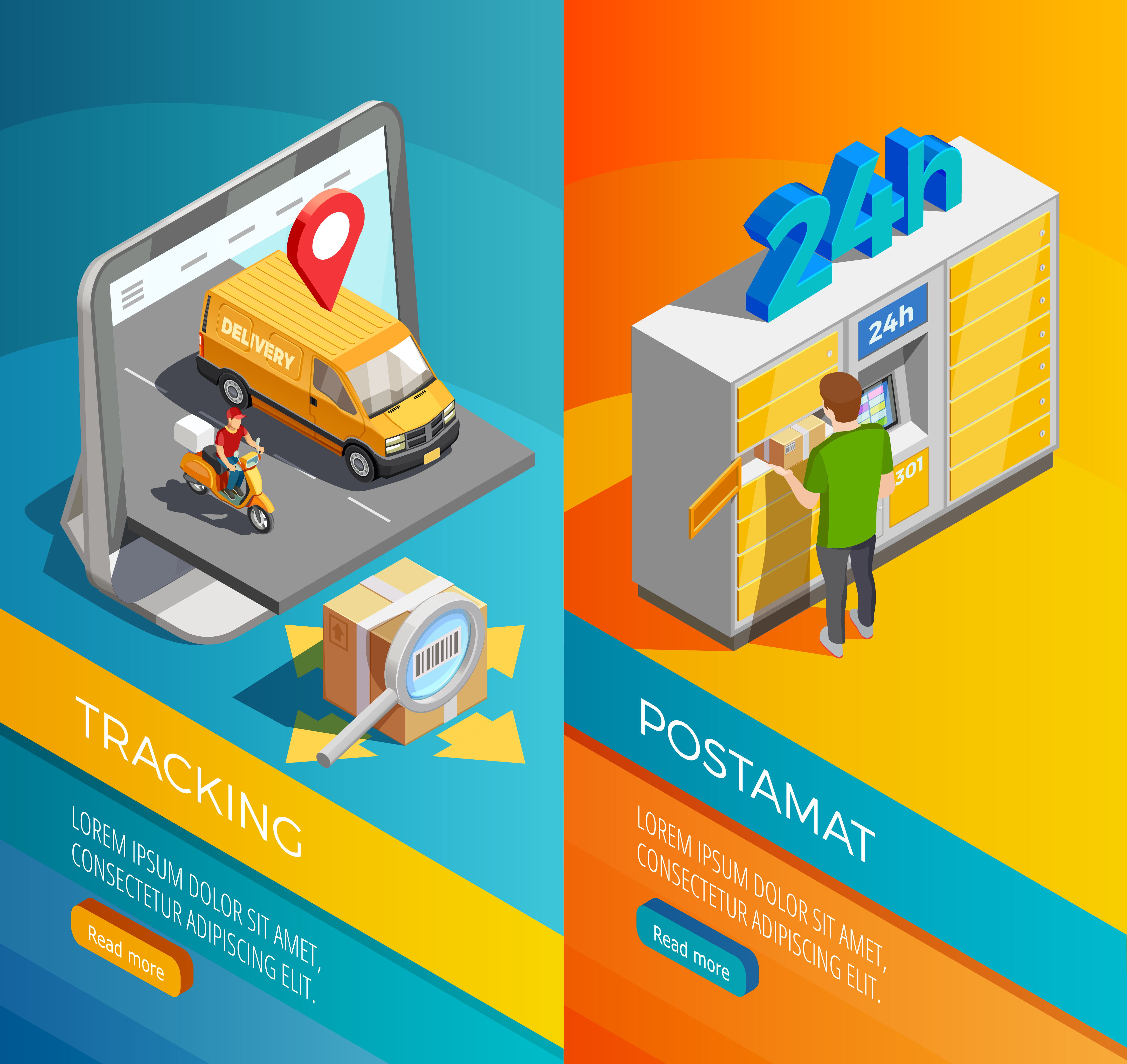 Delivery Isometric Vertical Banners 481493 Vector Art at Vecteezy Delivery Isometric Vertical Banners 481493 Vector Art at Vecteezy