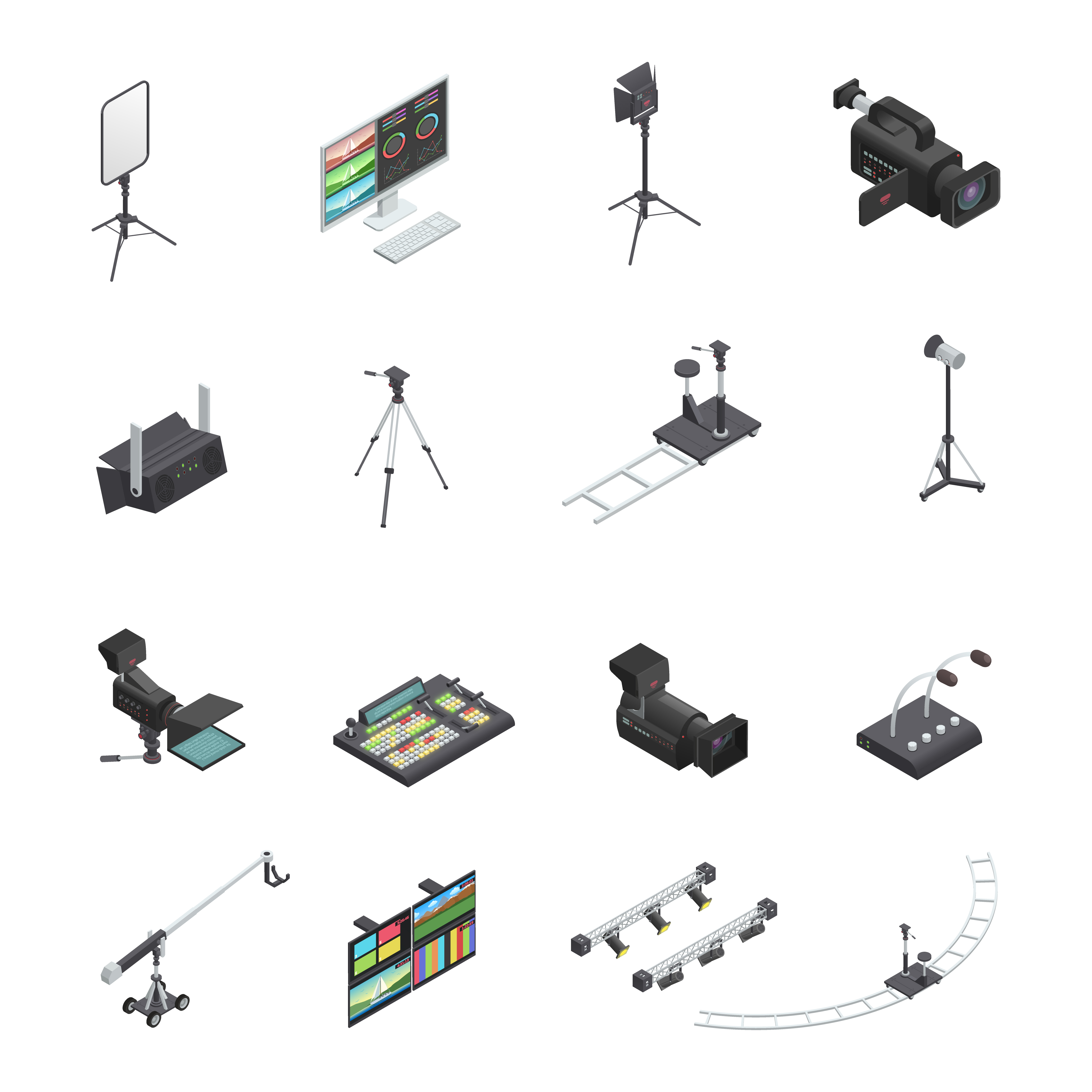Broadcasting Equipment Icon Set 482722 Vector Art at Vecteezy Broadcasting Equipment Icon Set 482722 Vector Art at Vecteezy