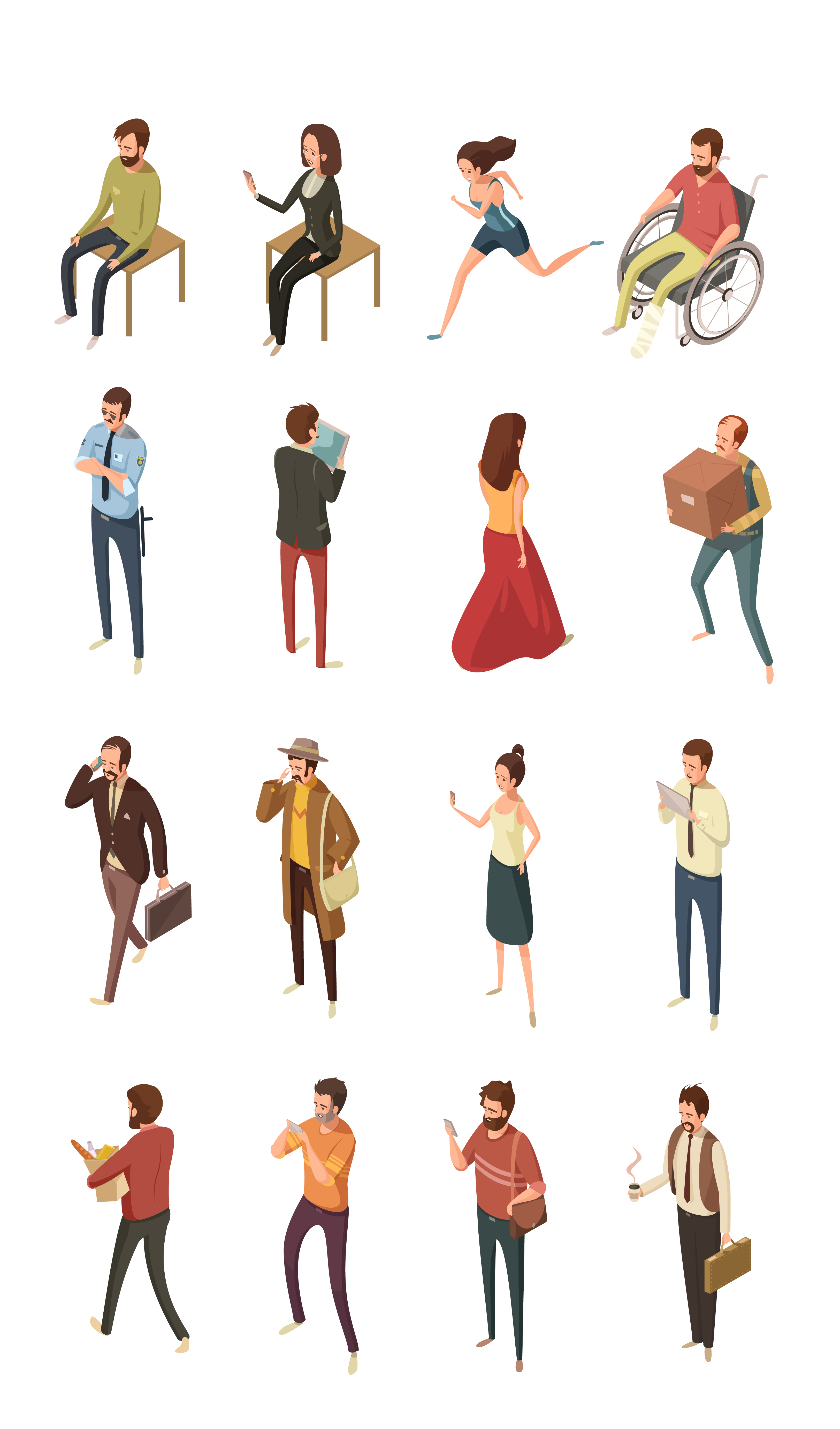 People Isometric Icons Set 482828 Vector Art at Vecteezy People Isometric Icons Set 482828 Vector Art at Vecteezy