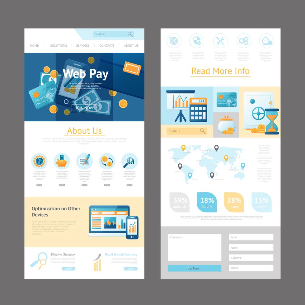 Website Design Page Template 483534 Vector Art at Vecteezy Website Design Page Template 483534 Vector Art at Vecteezy