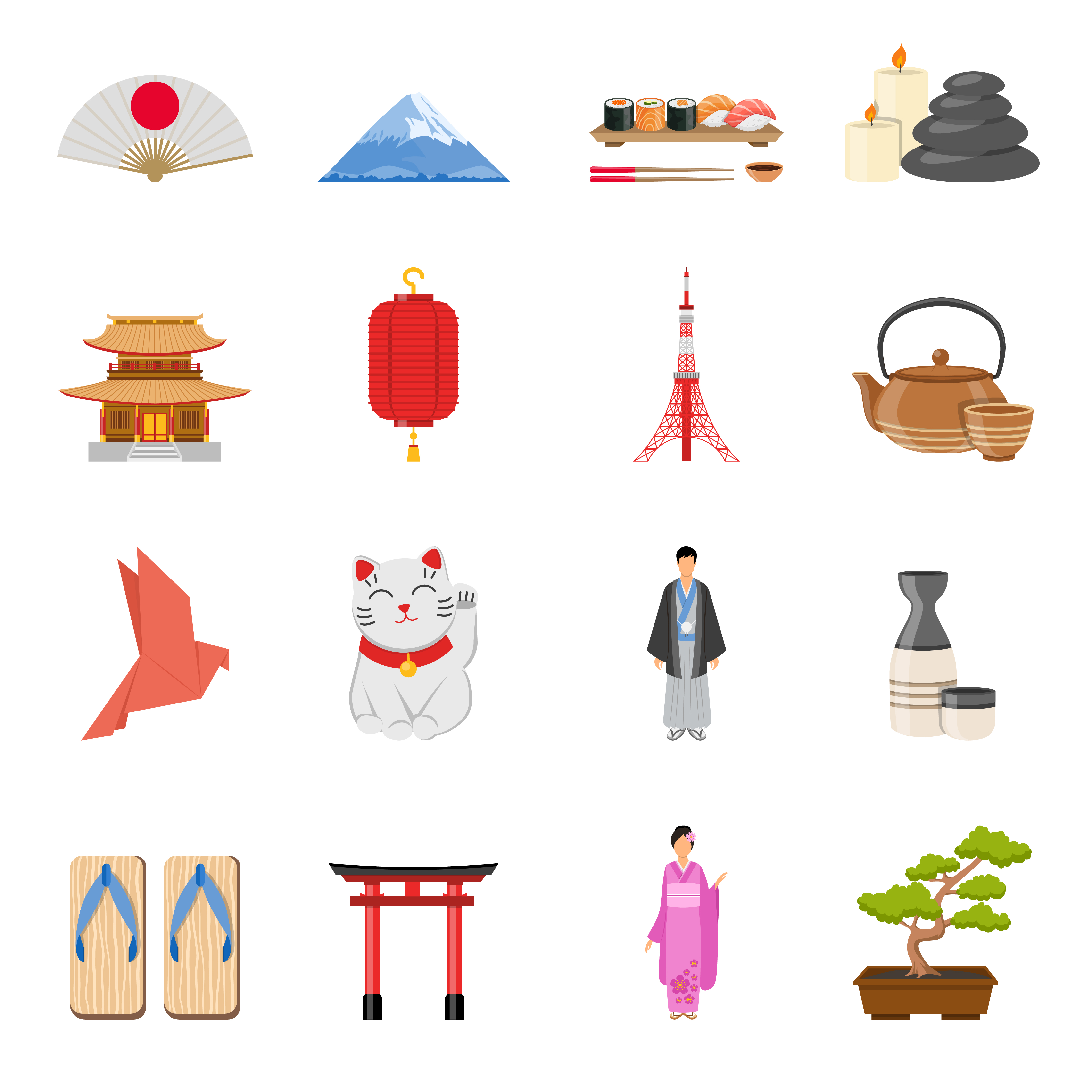 Japanese National Symbols Flat Icons Set 484186 Vector Art At Vecteezy japanese-national-symbols-flat-icons-set-484186-vector-art-at-vecteezy