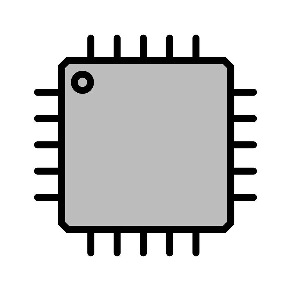 Processor Icon Design 486642 Vector Art at Vecteezy