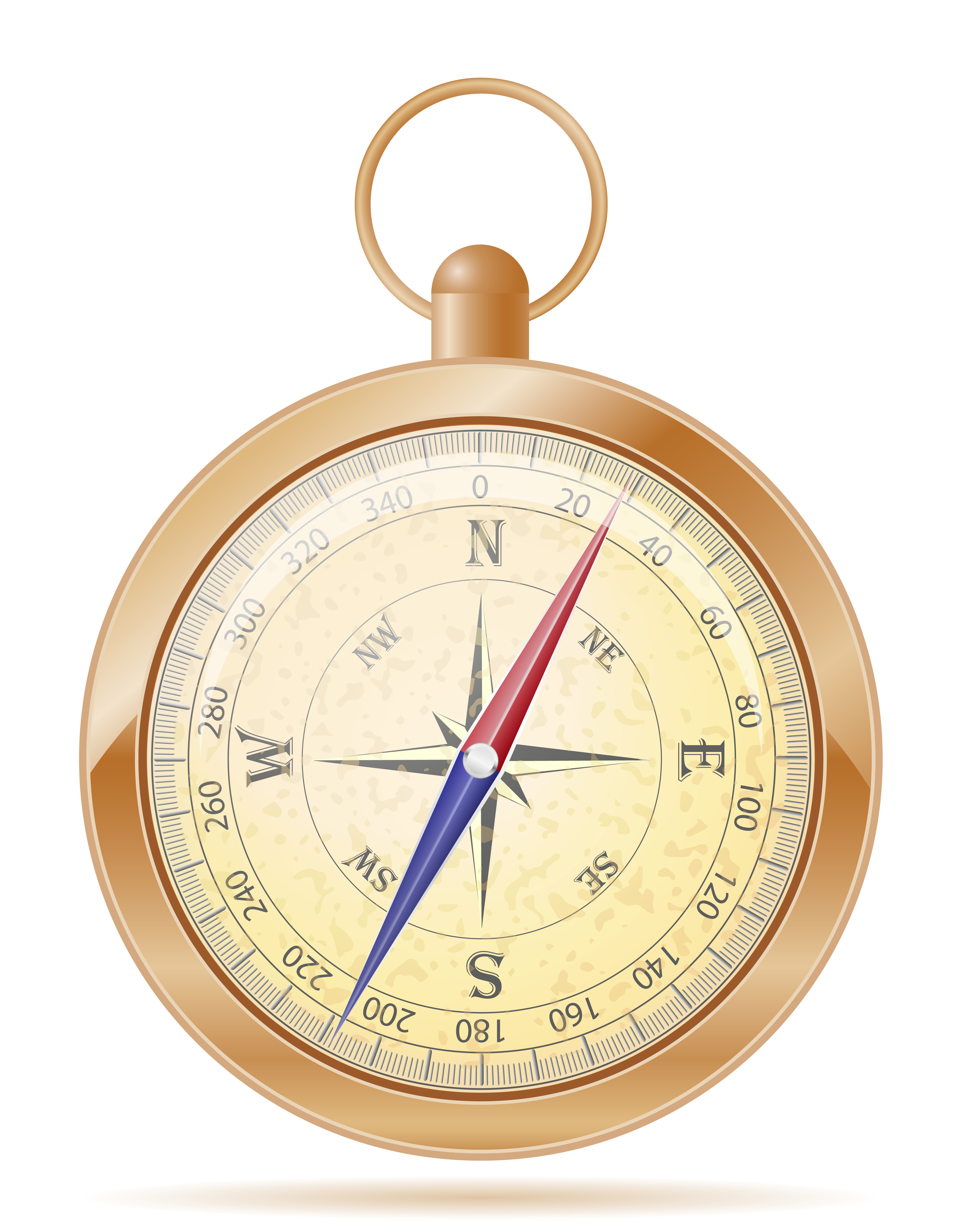 Compass Old Retro Vintage Icon Stock Vector Illustration 488191 Vector Art At Vecteezy