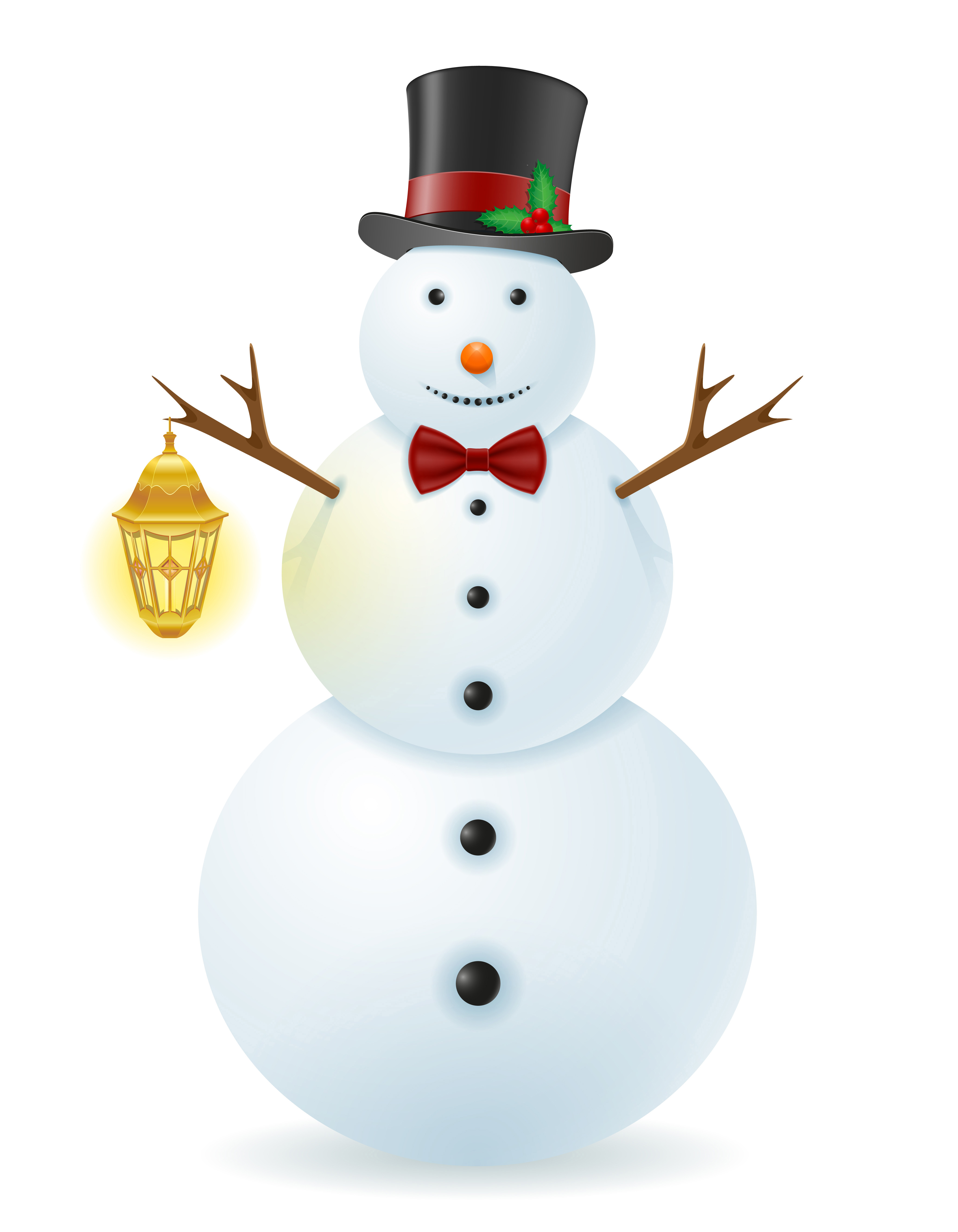 Snowman Vector Illustration 490101 Vector Art At Vecteezy