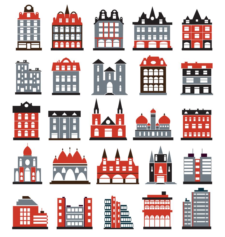 Building 492248 Vector Art at Vecteezy