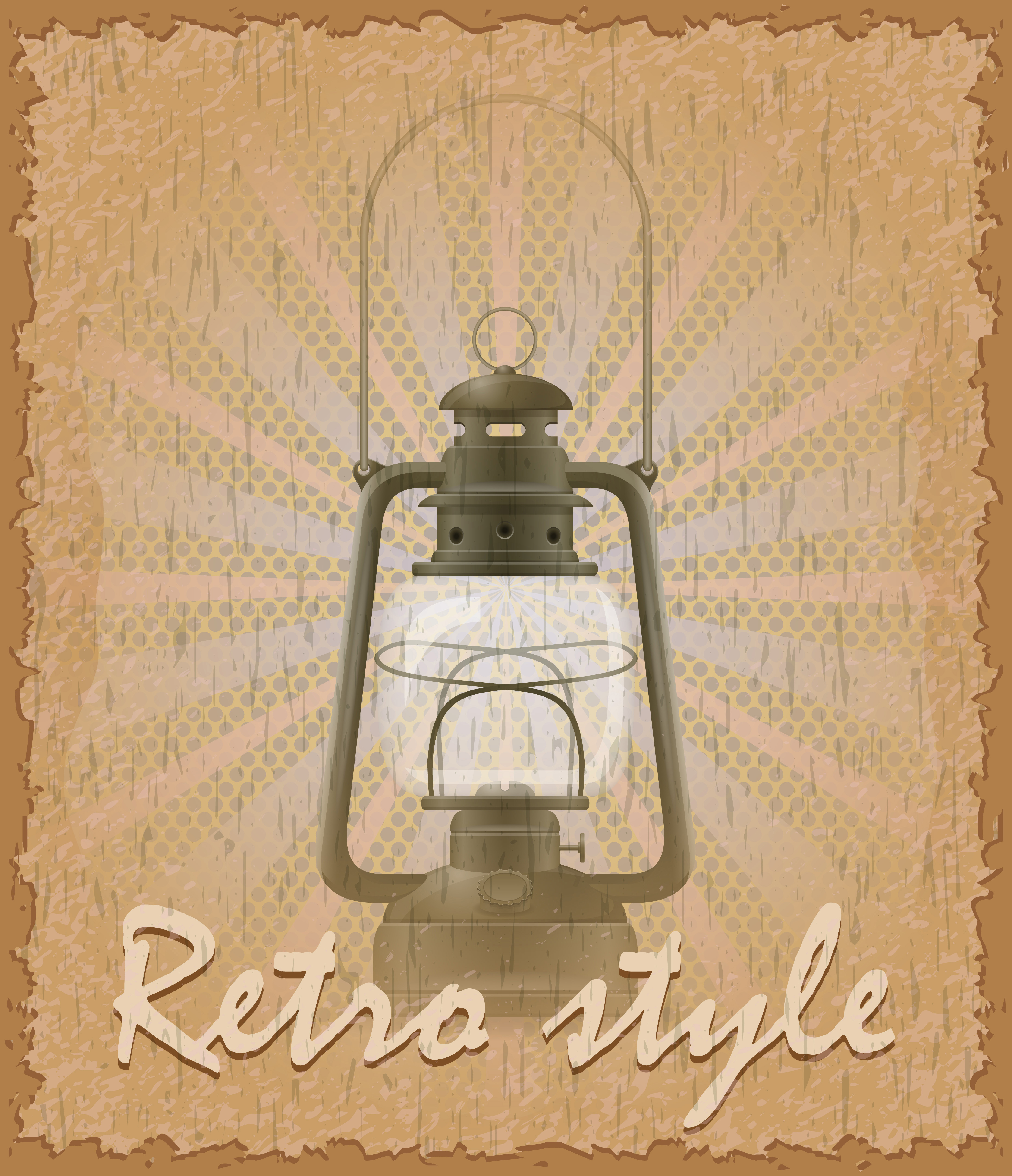 retro style poster old kerosene lamp vector illustration 493106 Vector ... retro style poster old kerosene lamp vector illustration 493106 Vector ...