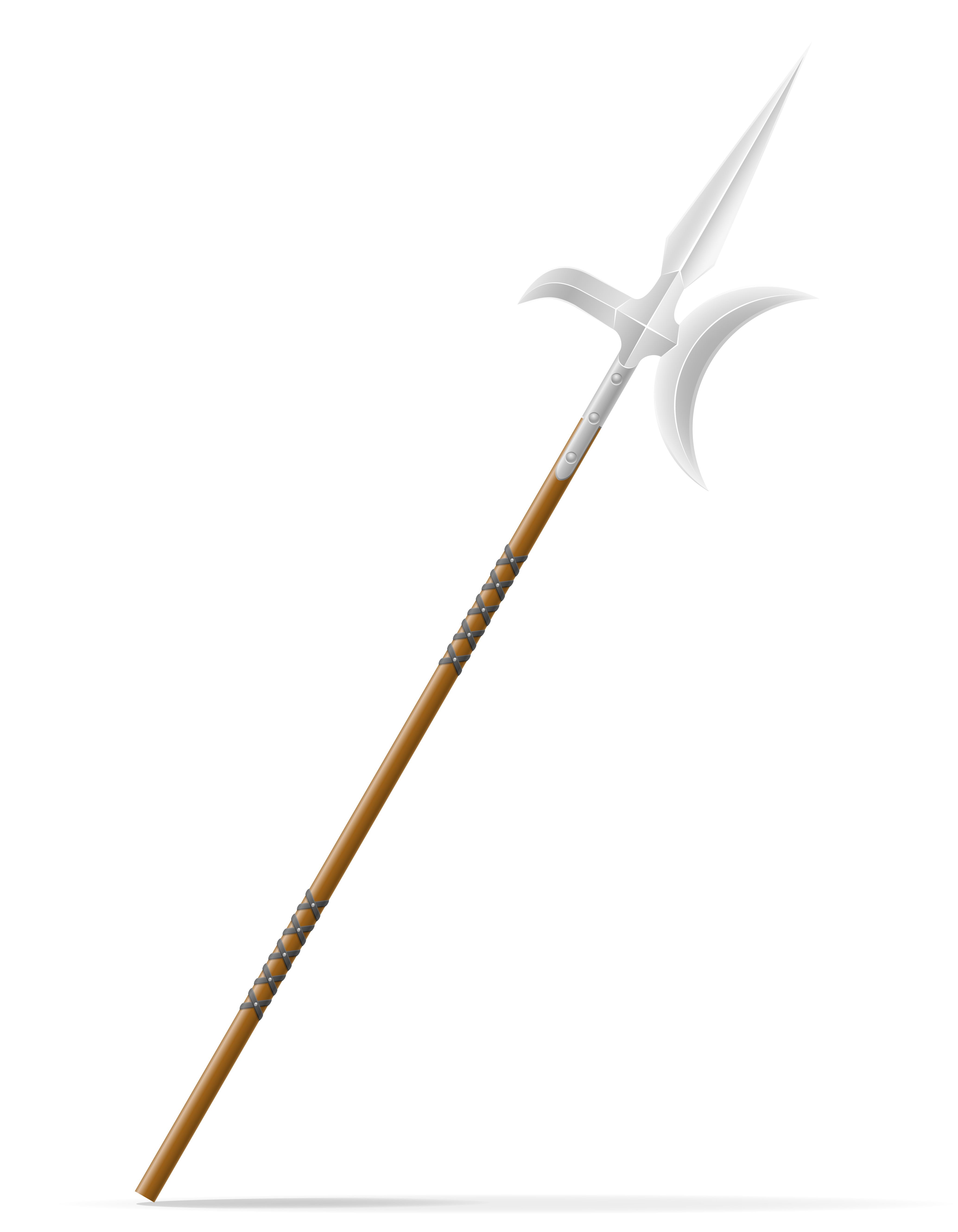 battle spear medieval stock vector illustration 494334 Vector Art at ...