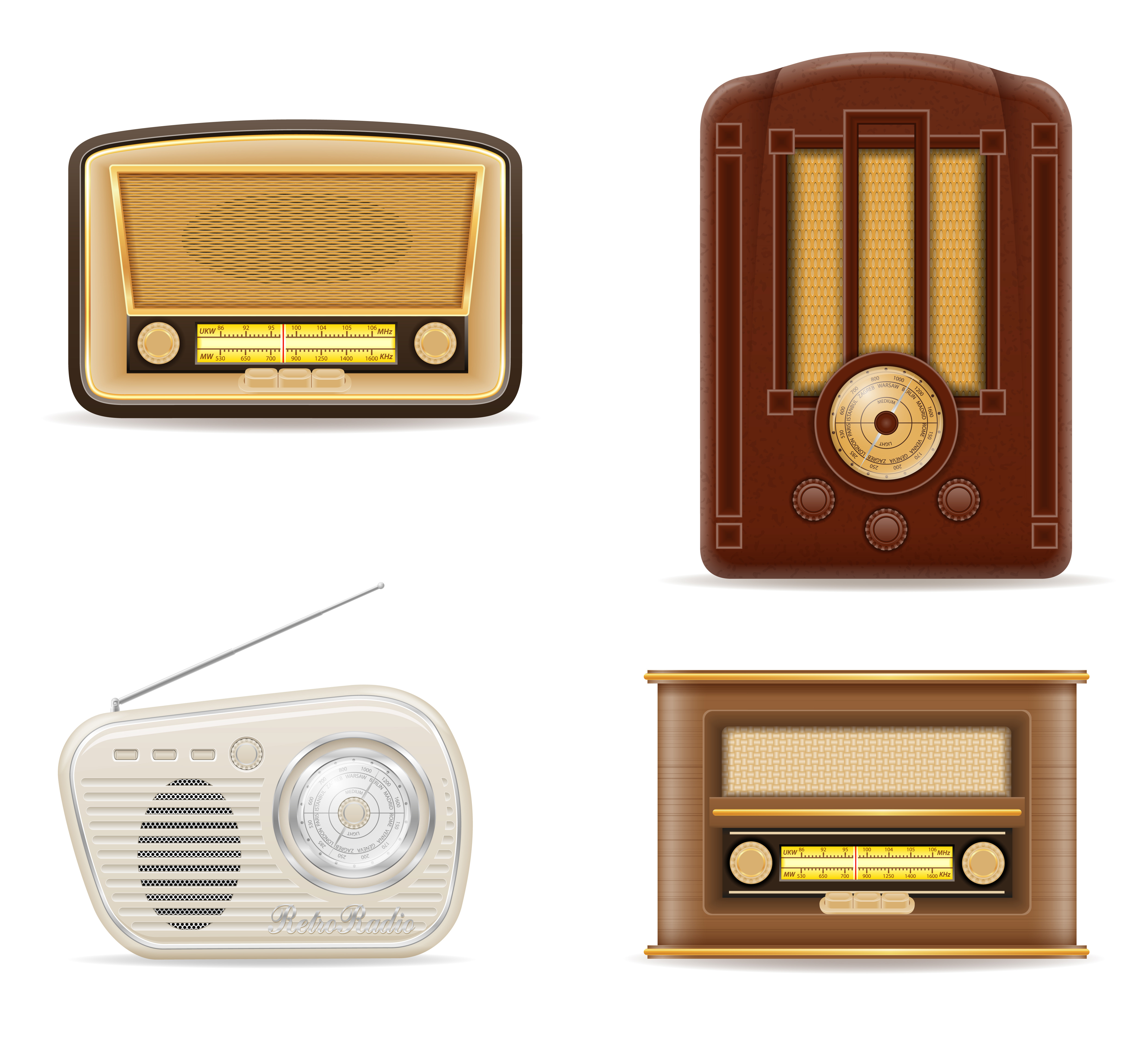 radio old retro vintage set icons stock vector illustration 494802 ... radio old retro vintage set icons stock vector illustration 494802 ...