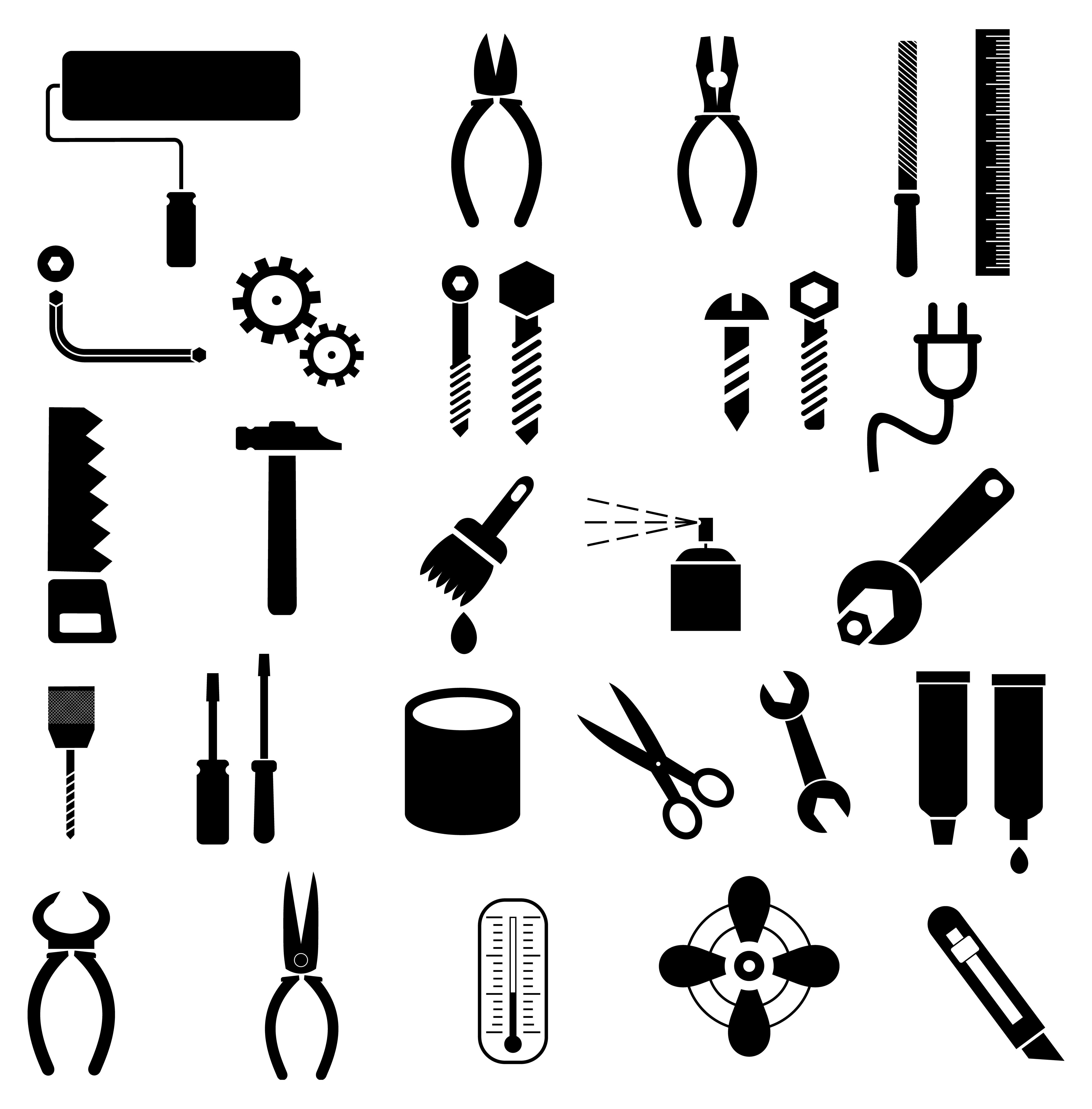 Tools - vector icons - Download Free Vectors, Clipart Graphics & Vector Art